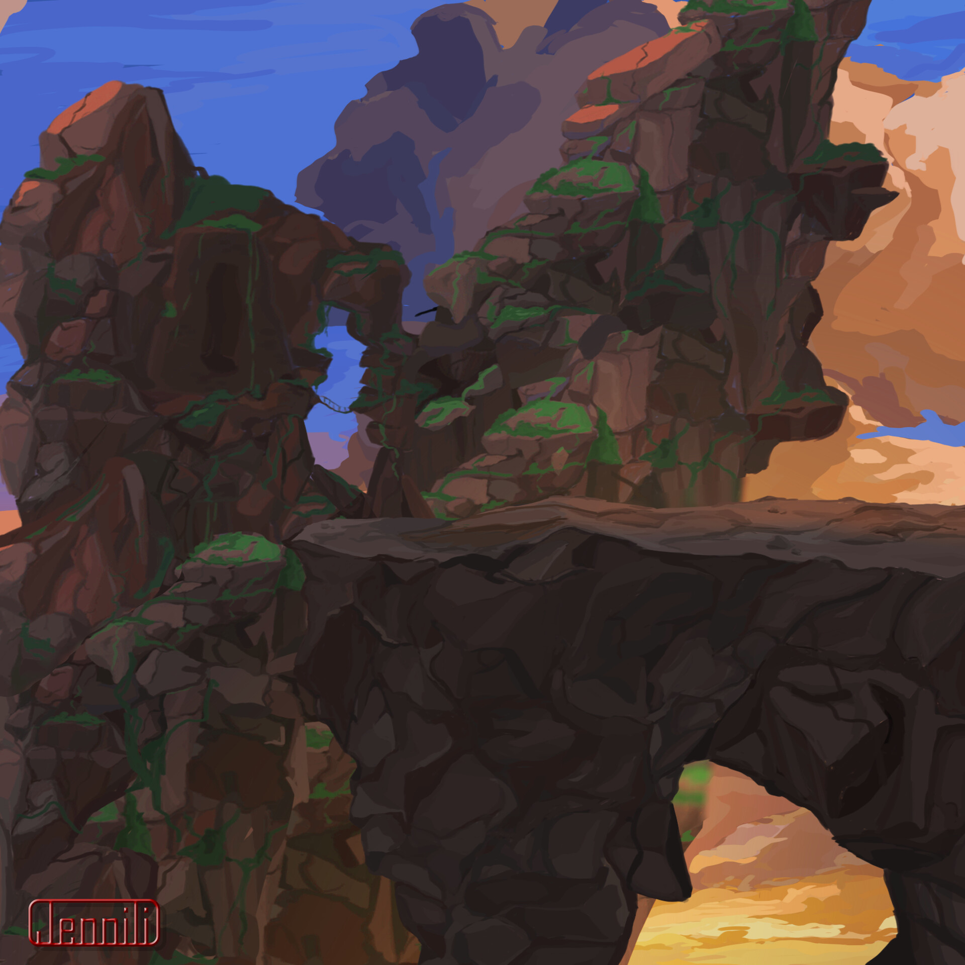 ArtStation - Game landscape