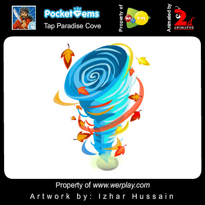 ArtStation - Game Asset - Animated Fall vs Wind Whirlpool For Pocket ...