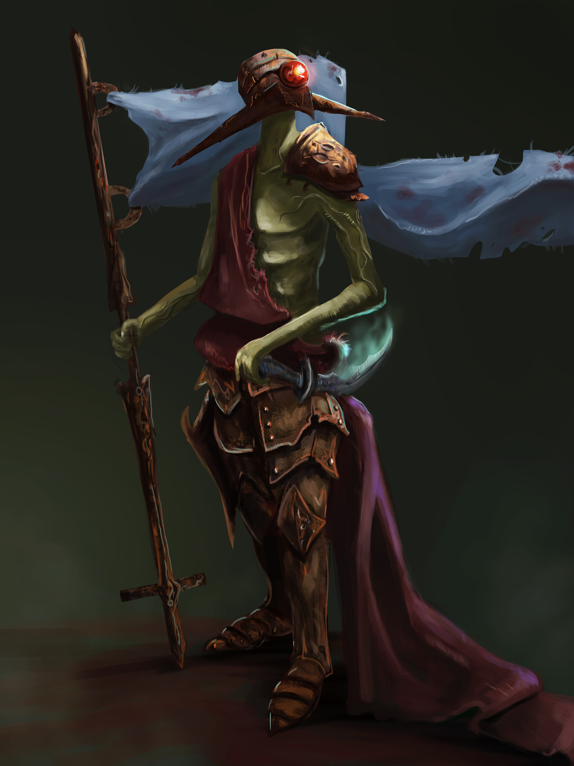 ArtStation - The keeper of the Ancient Gate