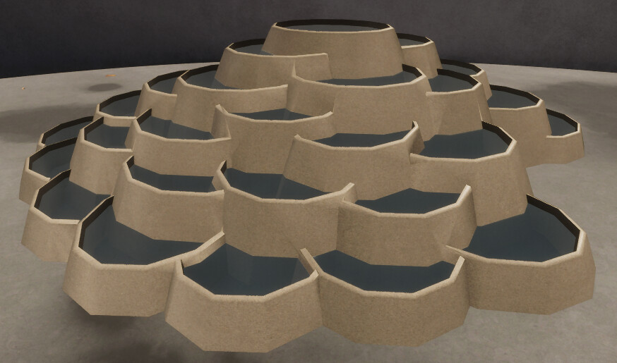 ArtStation - Rimstone pool