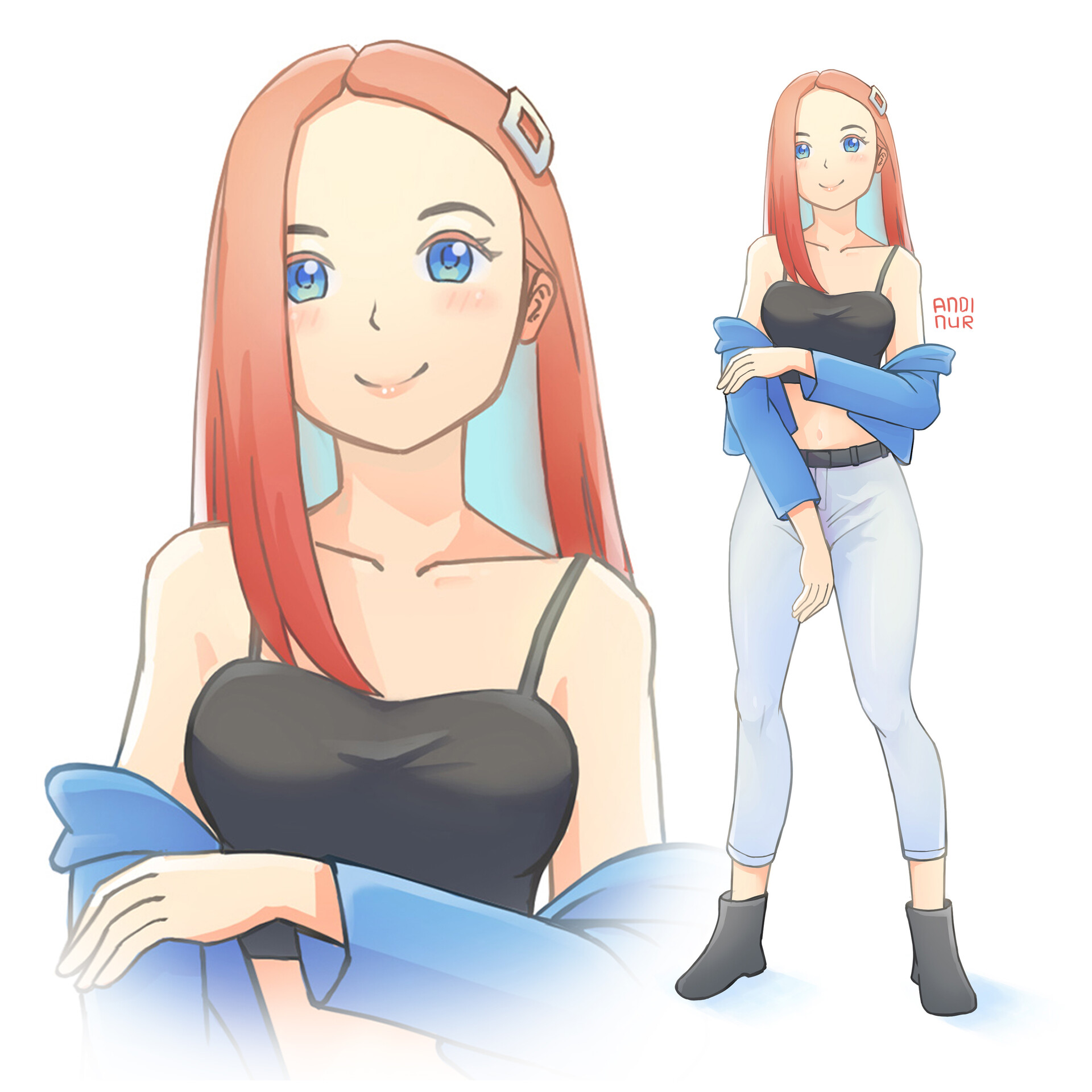 ArtStation - Anime Girl Character