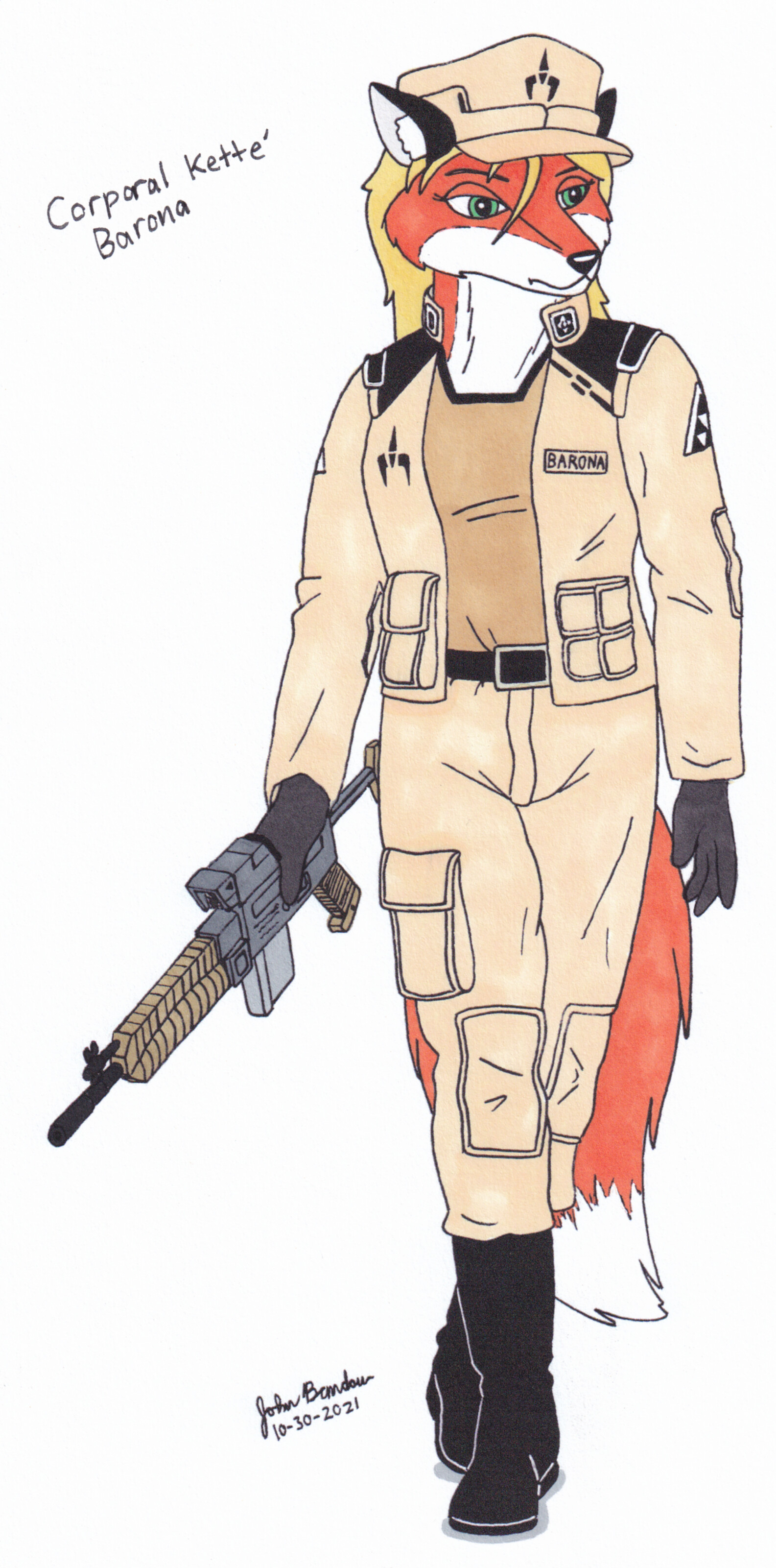 ArtStation - Corporal Kette' Barona