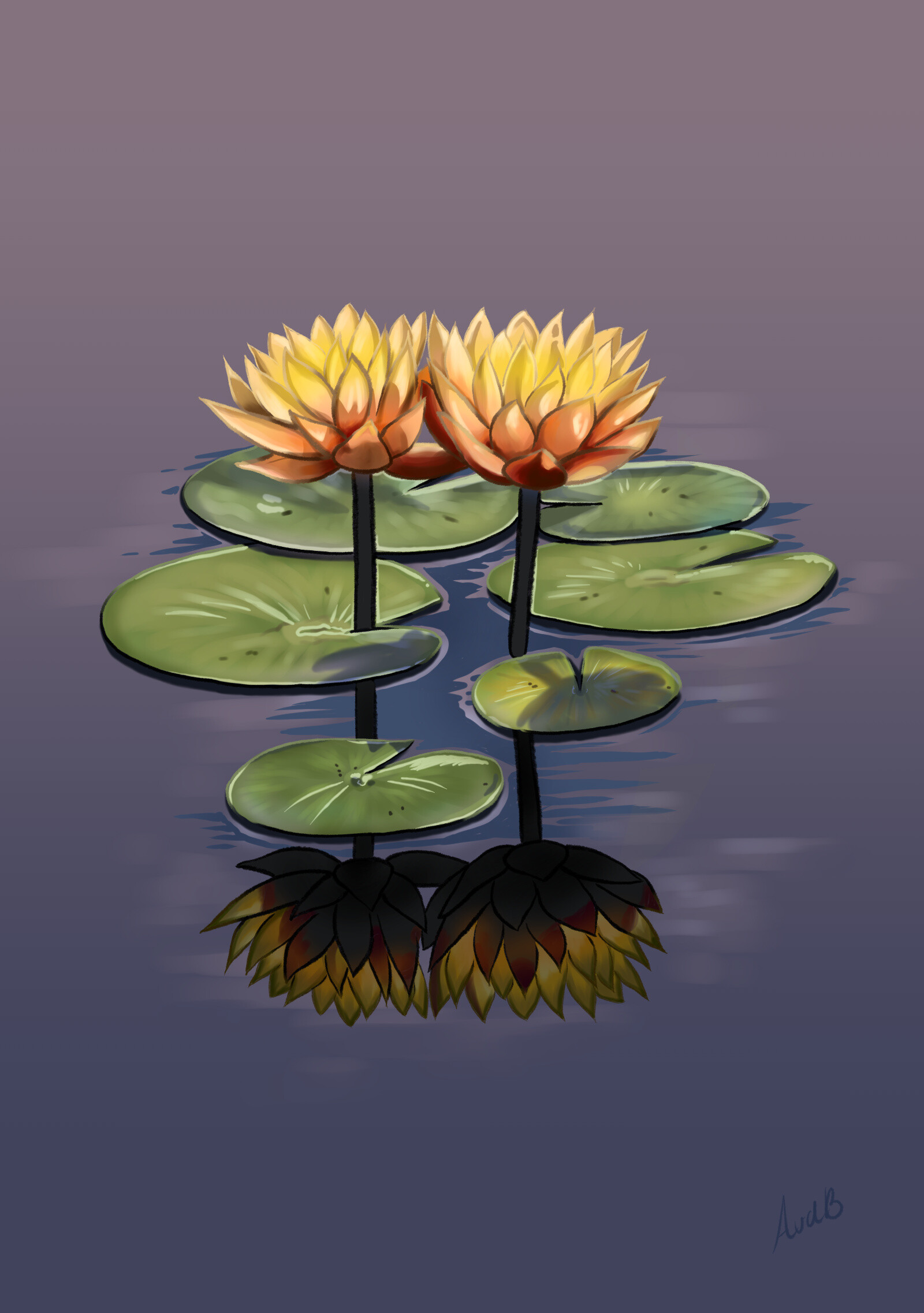ArtStation - Lillies