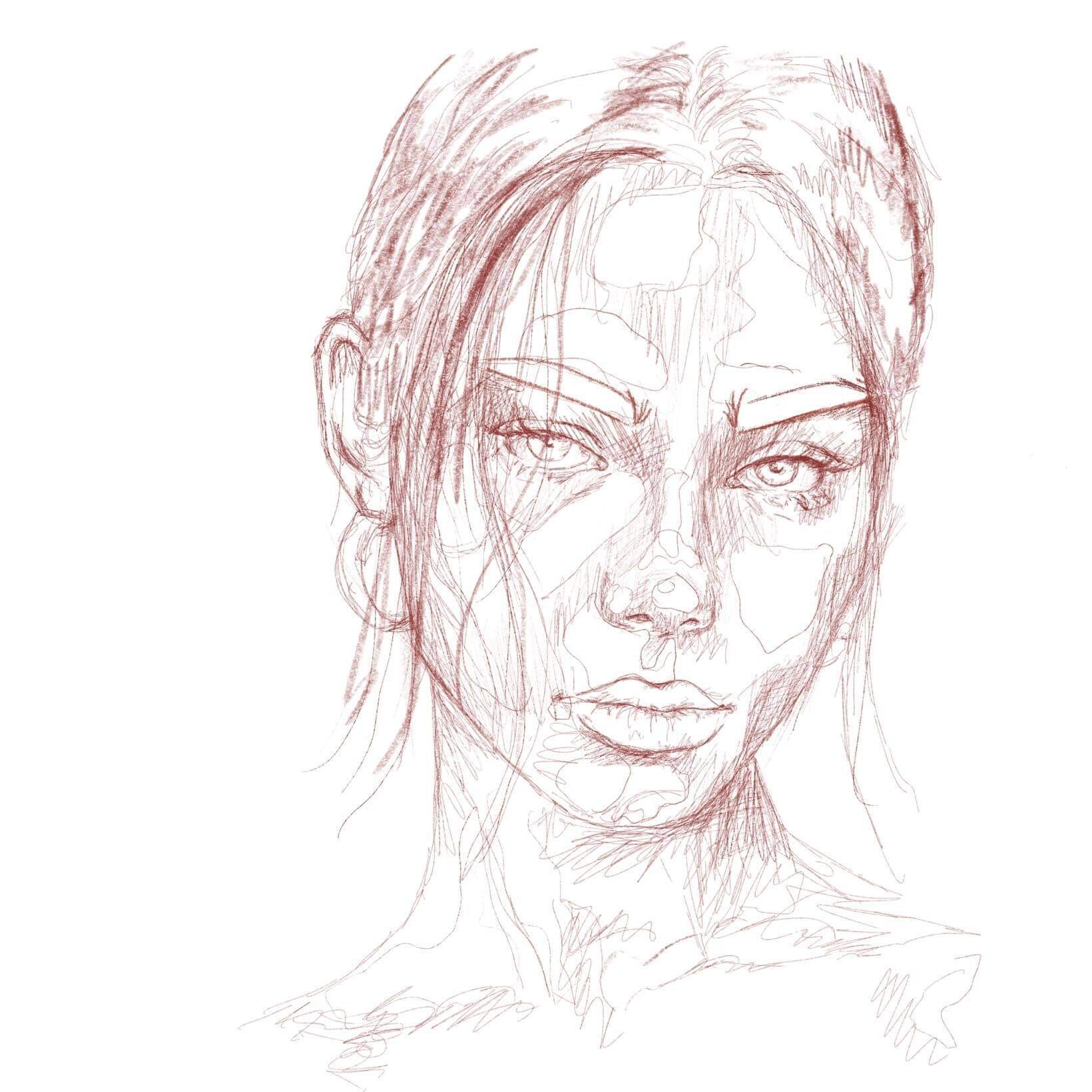 ArtStation - Lady Sketch