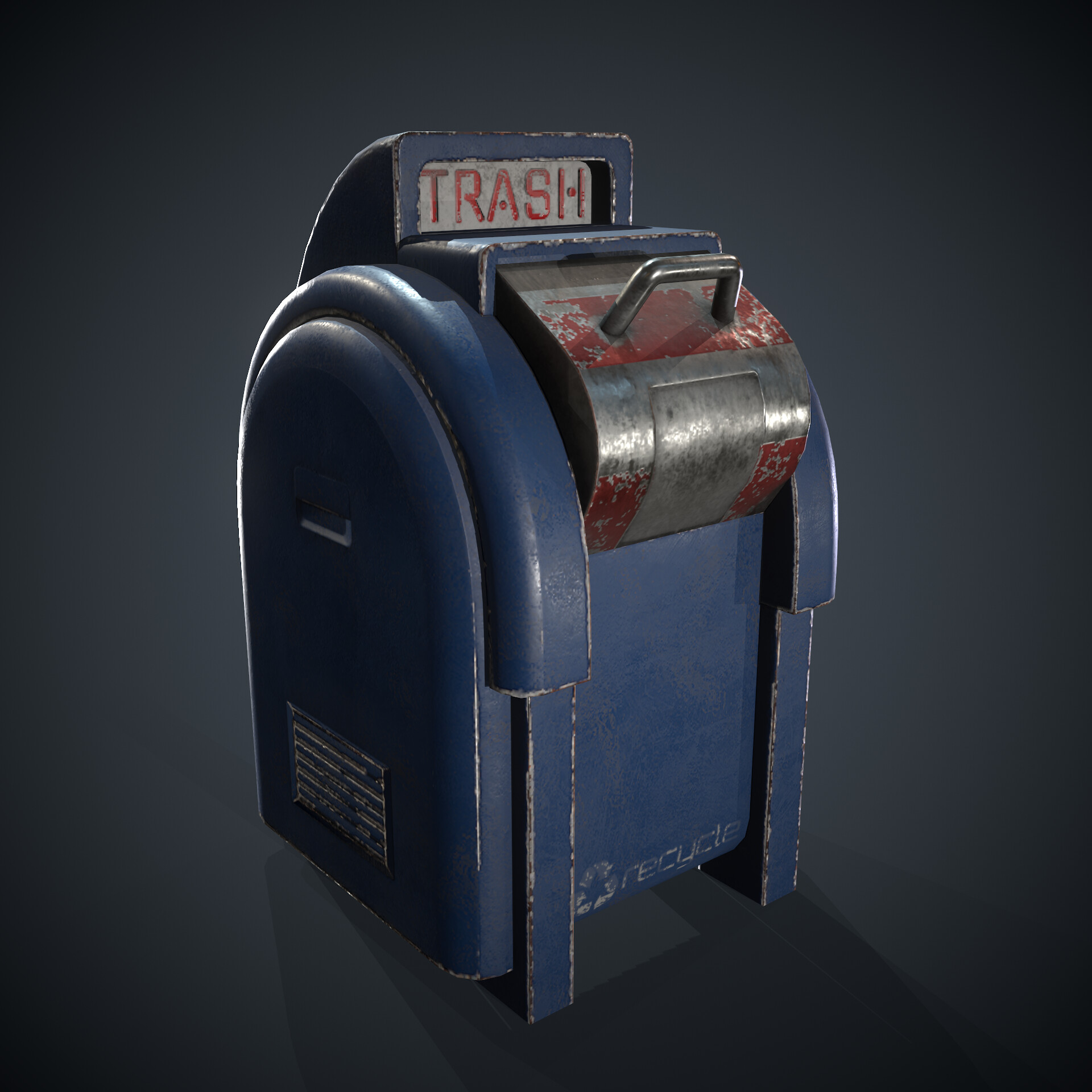 ArtStation - Fallout trash can