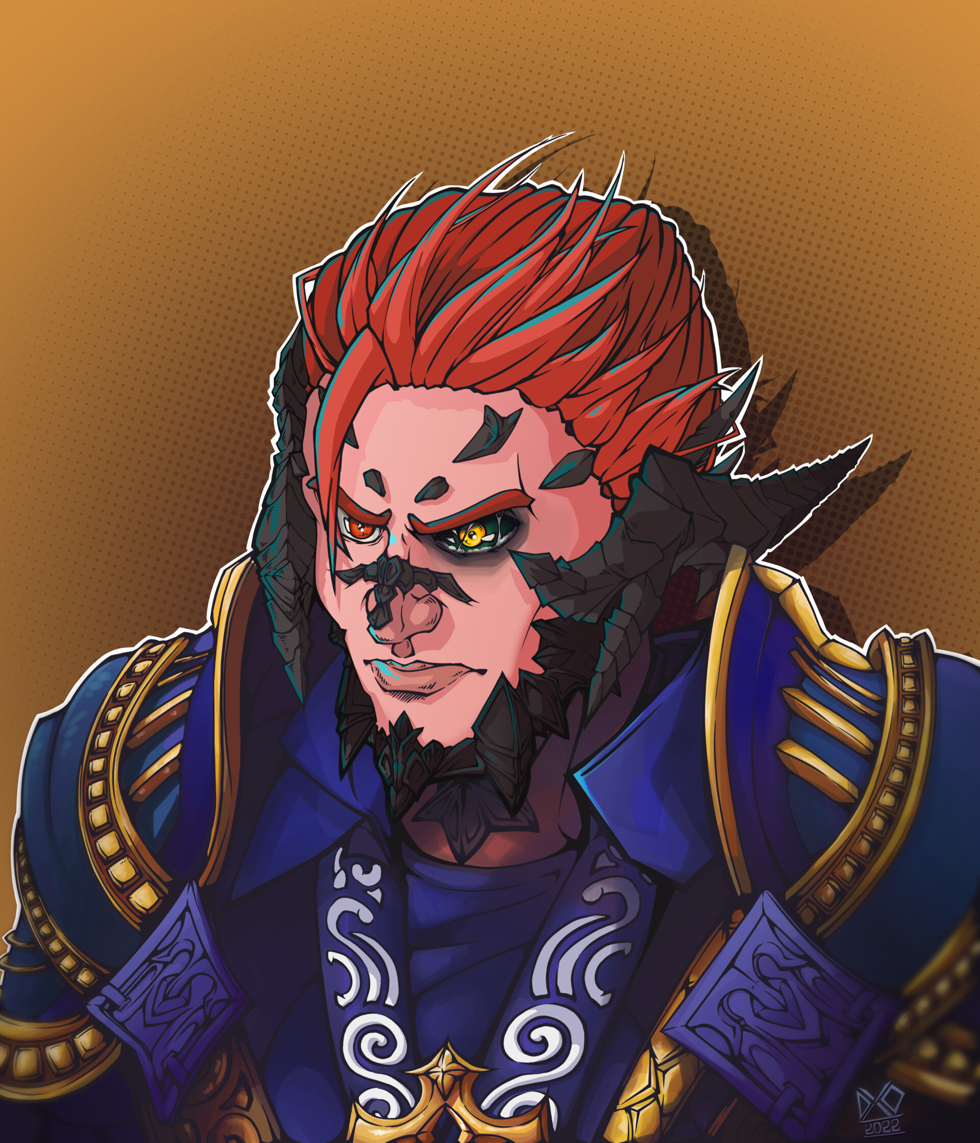 ArtStation - Final Fantasy XIV - Au Ra Warrior