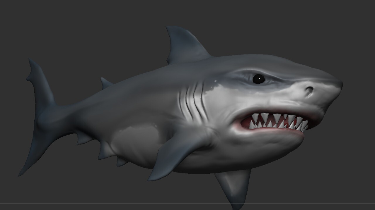 ArtStation - Stylized Shark