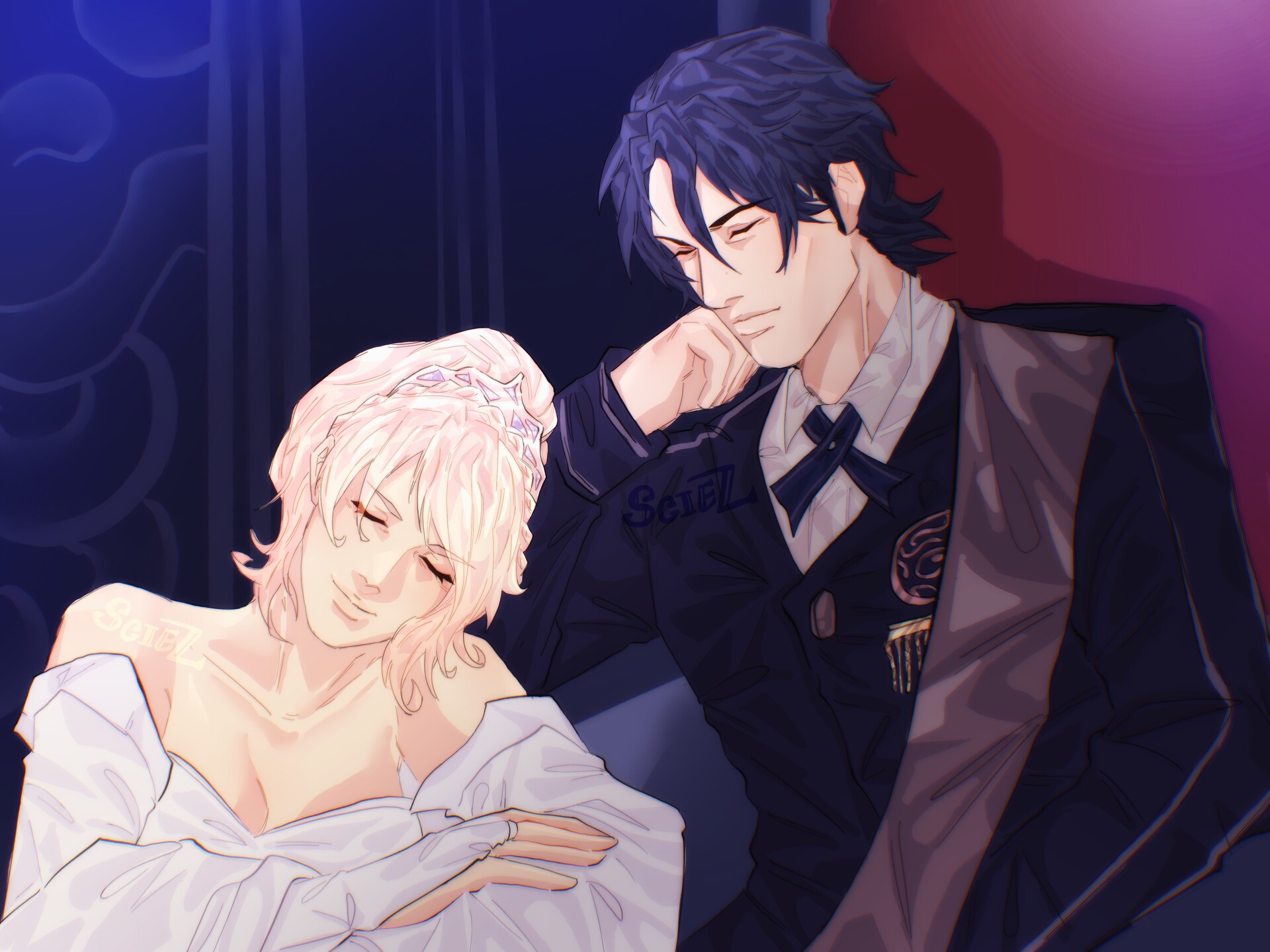 ArtStation - Noctis And Luna From FFXV