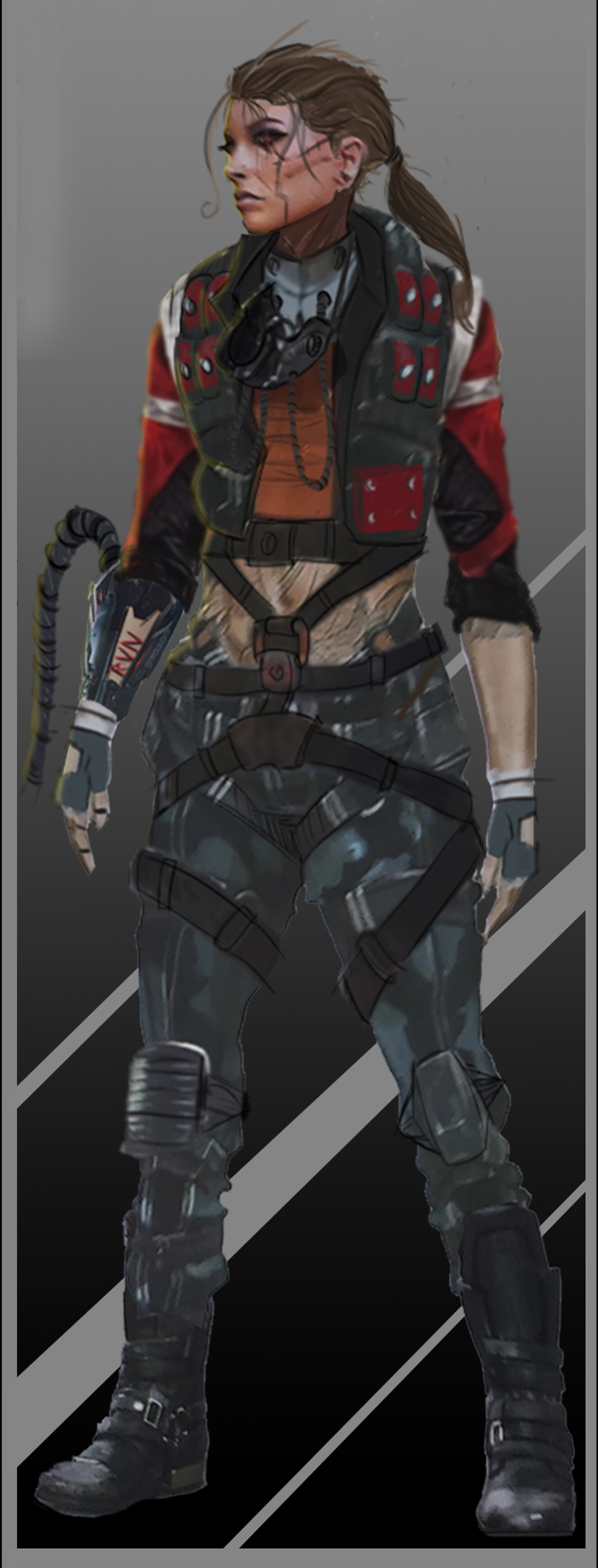 ArtStation - CYBERPUNK WOMAN CONCEPT