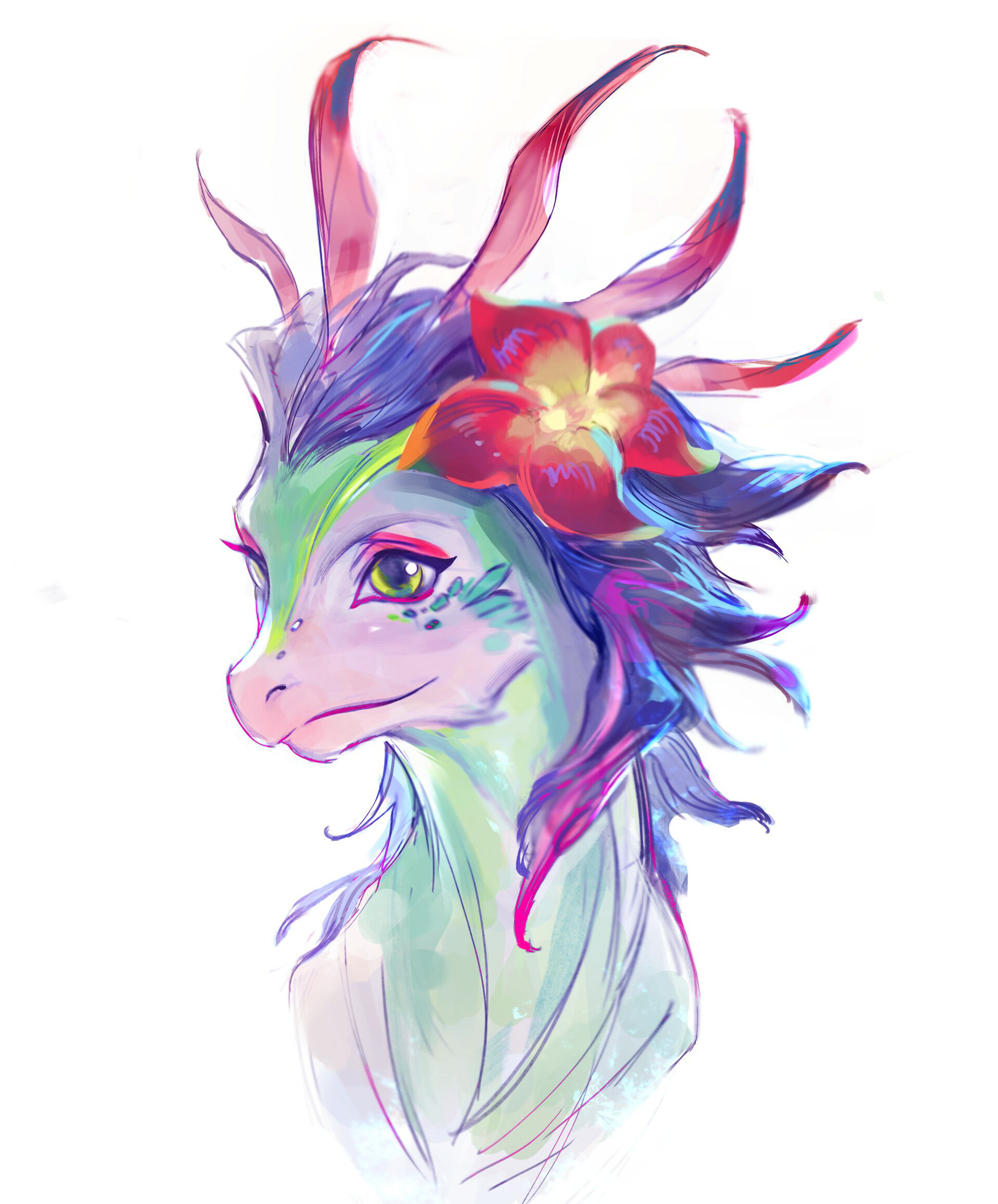 ArtStation - neeko & kalista dragons