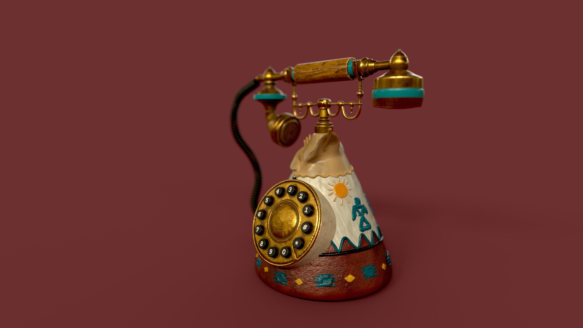 ArtStation - Classic Phone Dial