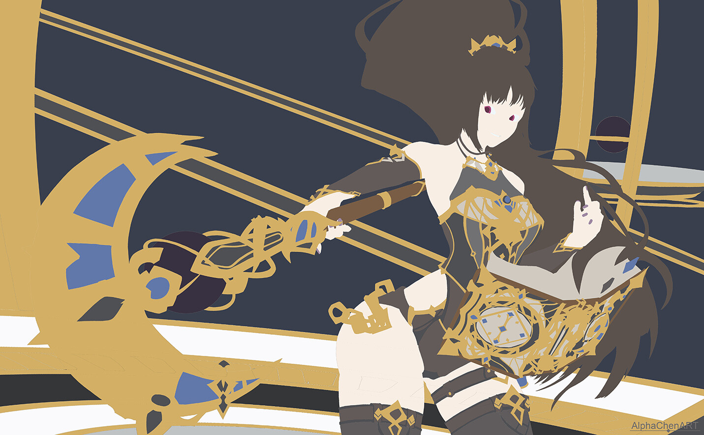 Alpha Chen - Magician character concept