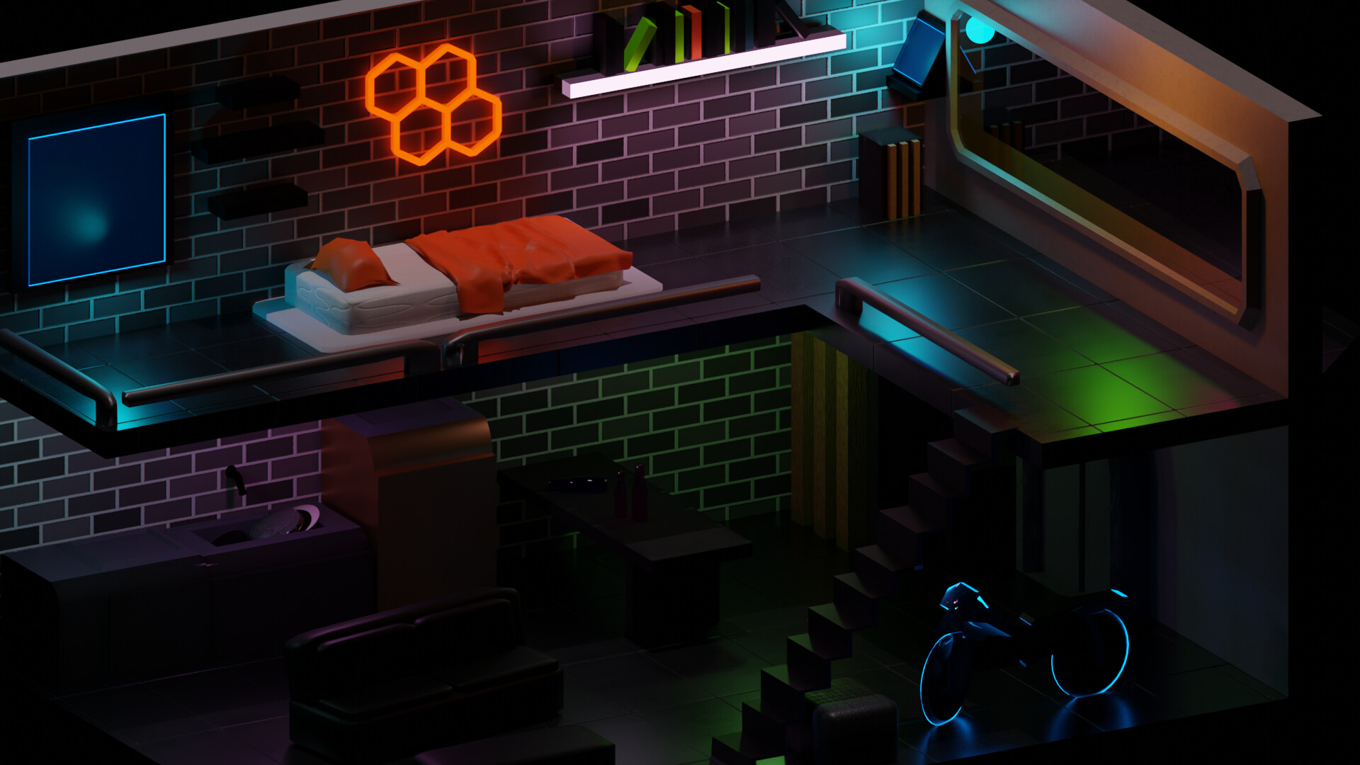 Snow Shinobi - Cyber Penthouse