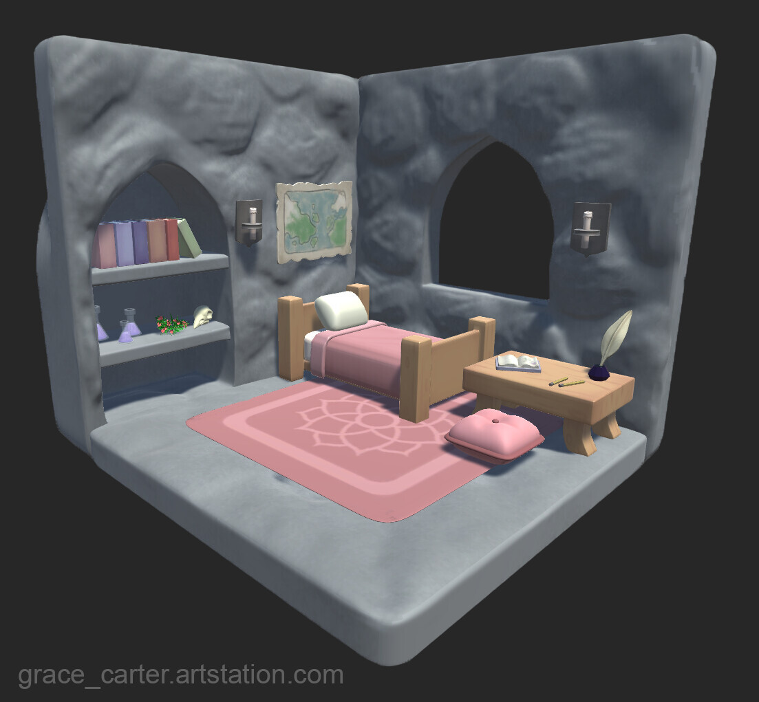 ArtStation - Mage's Room