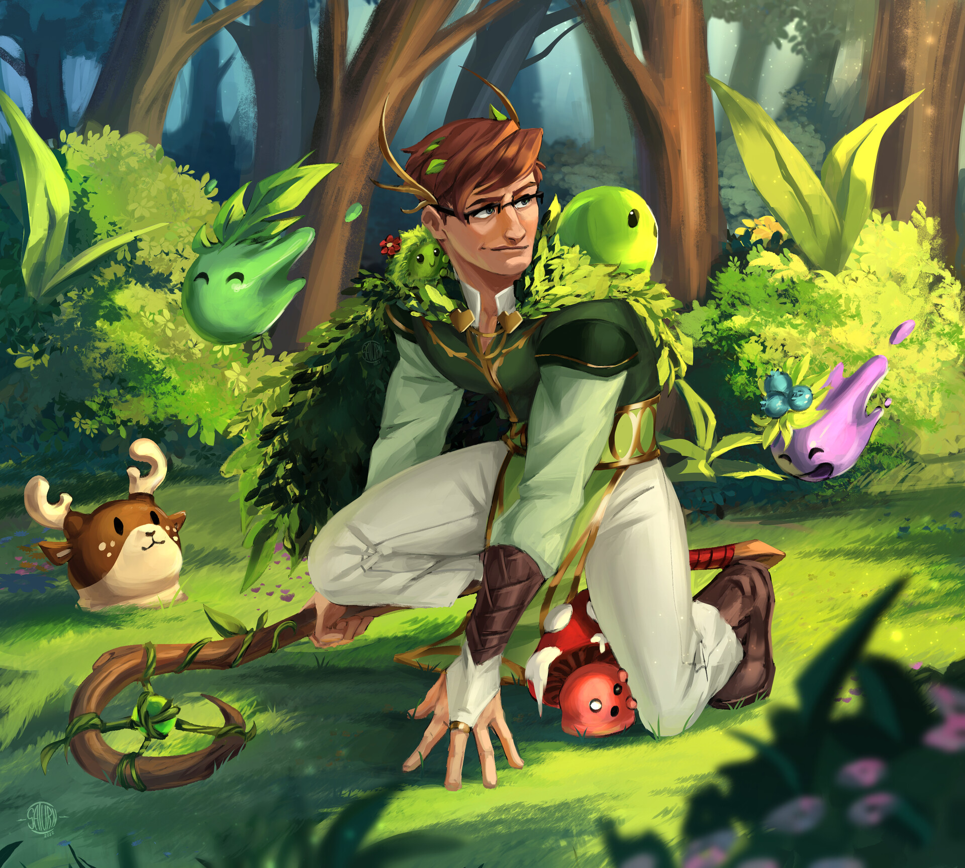 ArtStation - Guardian of the Forest - Slime Story