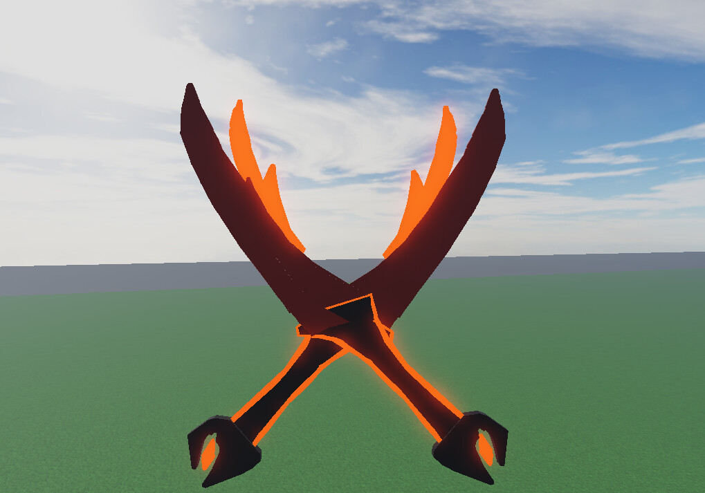 ArtStation - Dual Fire Blades