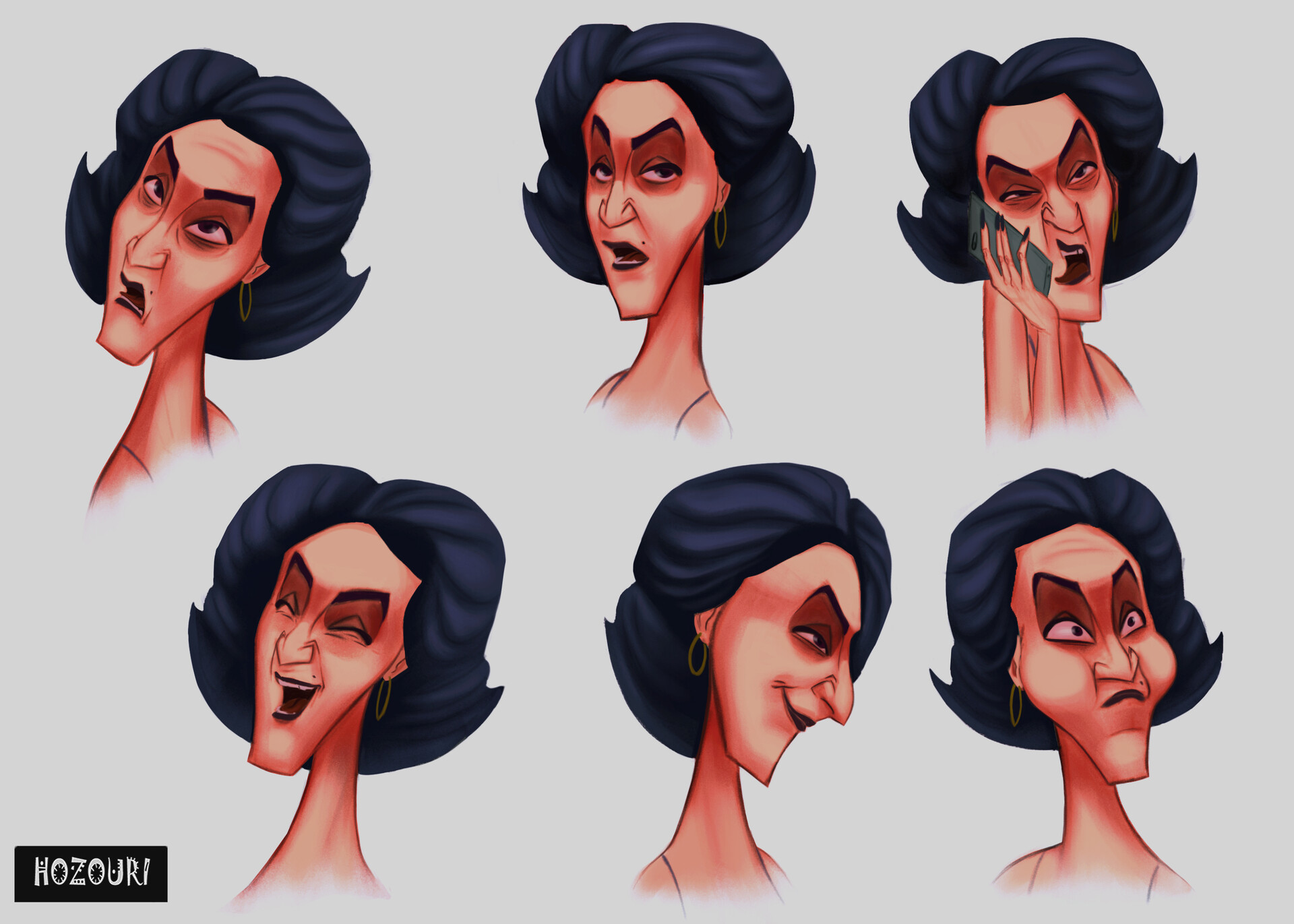 ArtStation - facial expression