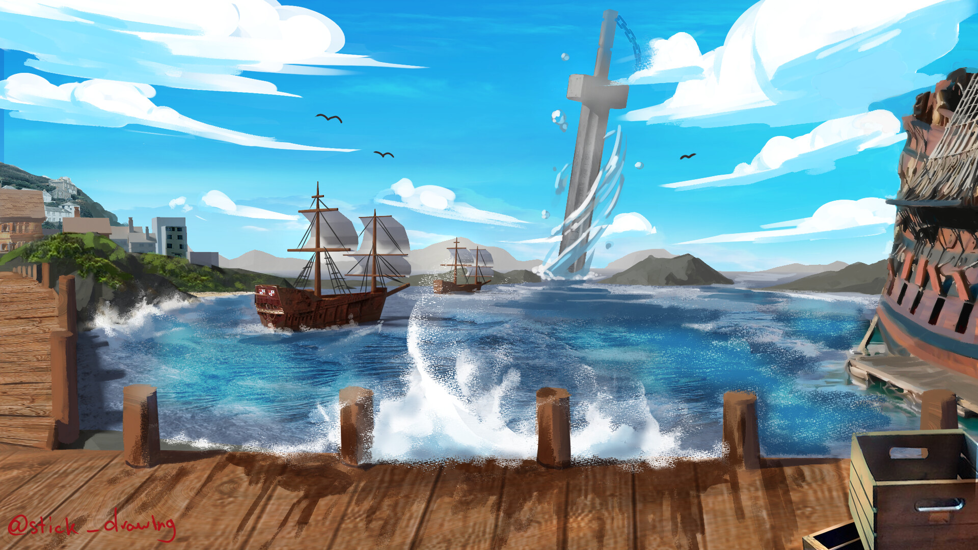 ArtStation - Ocean Monument