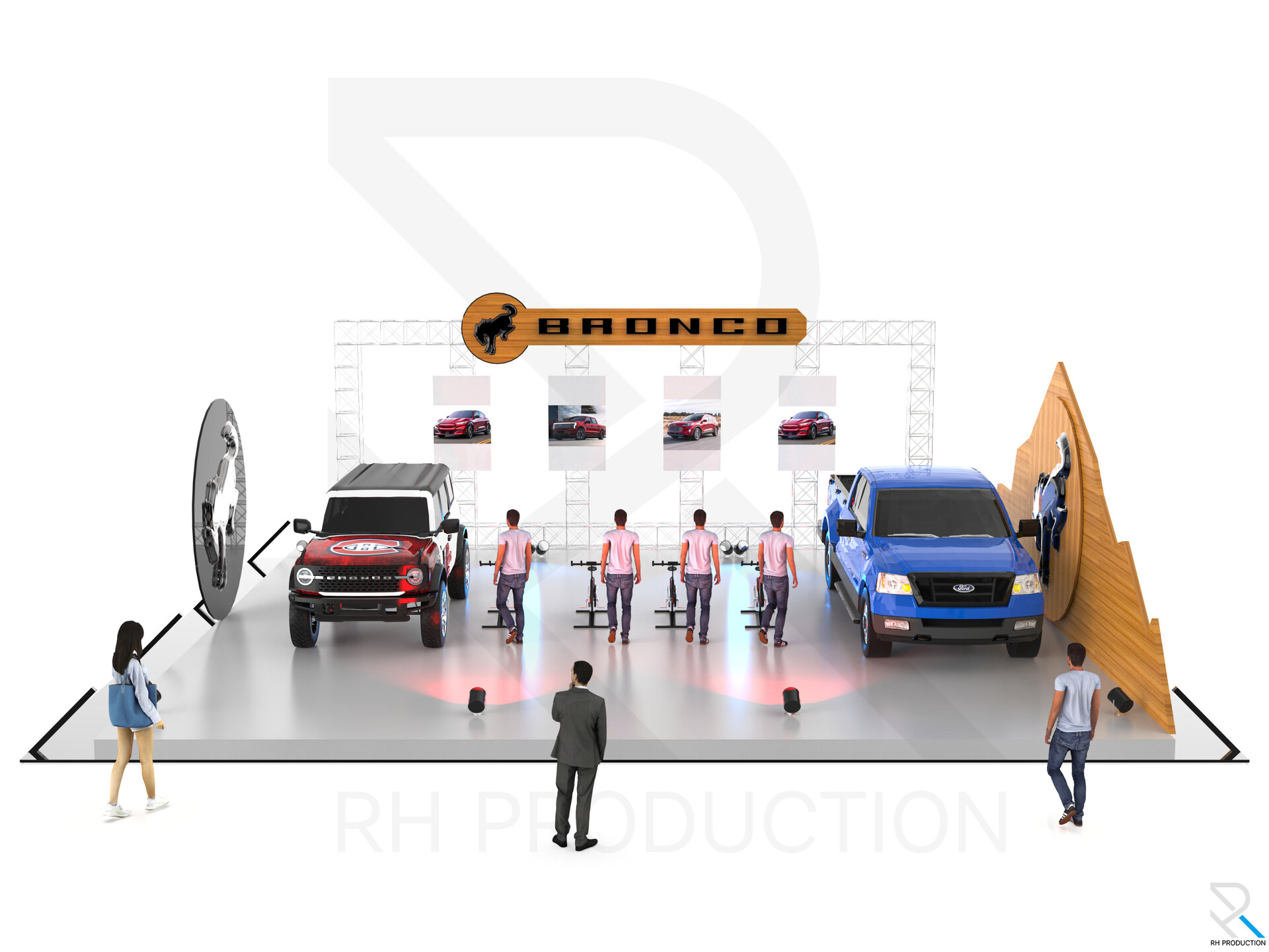 ArtStation - Ford Bronco Stage Design