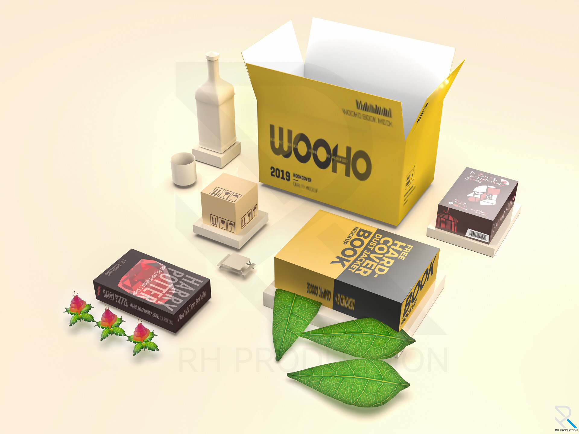 RN Production - Box Mockup Design