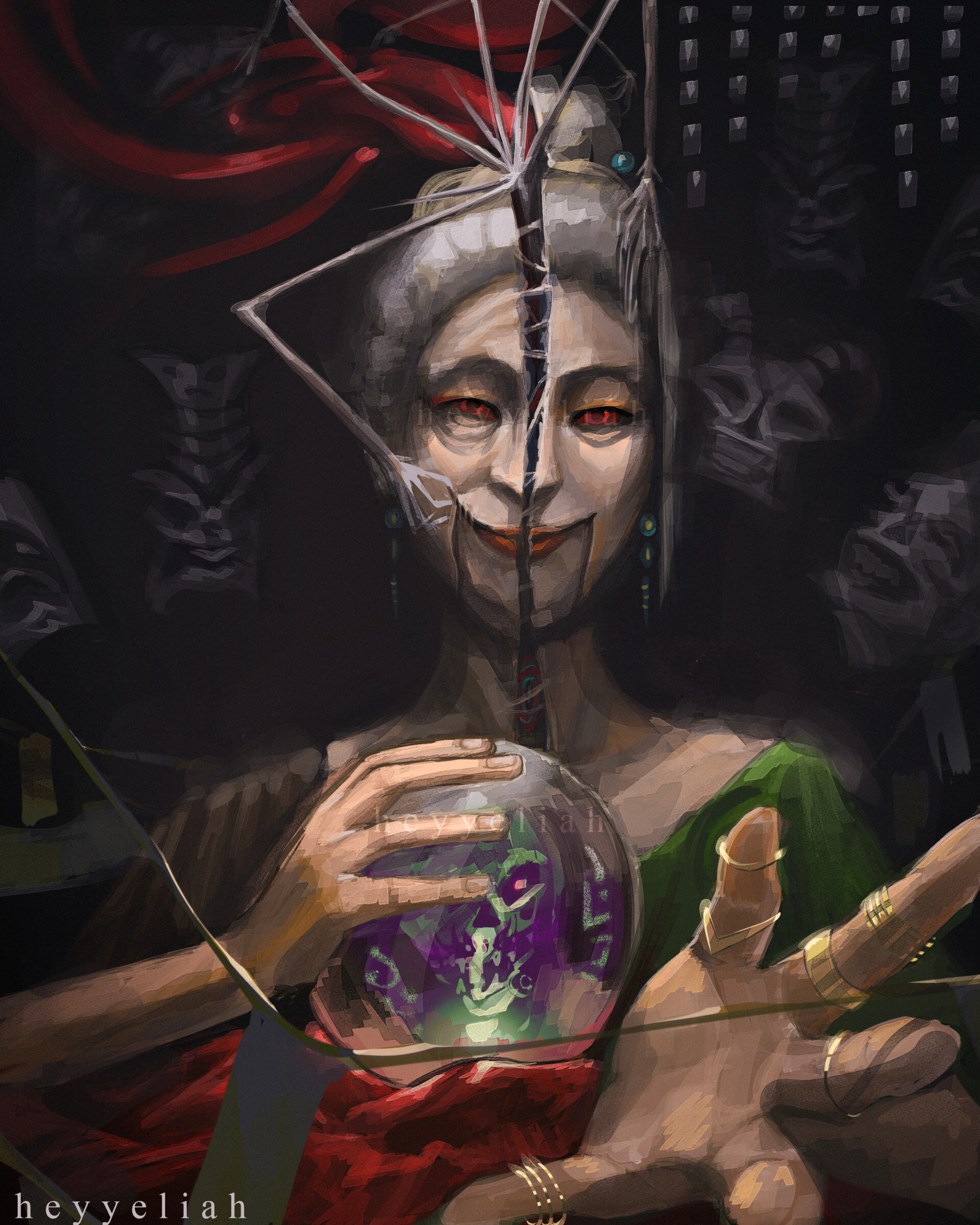 fortune teller artwork