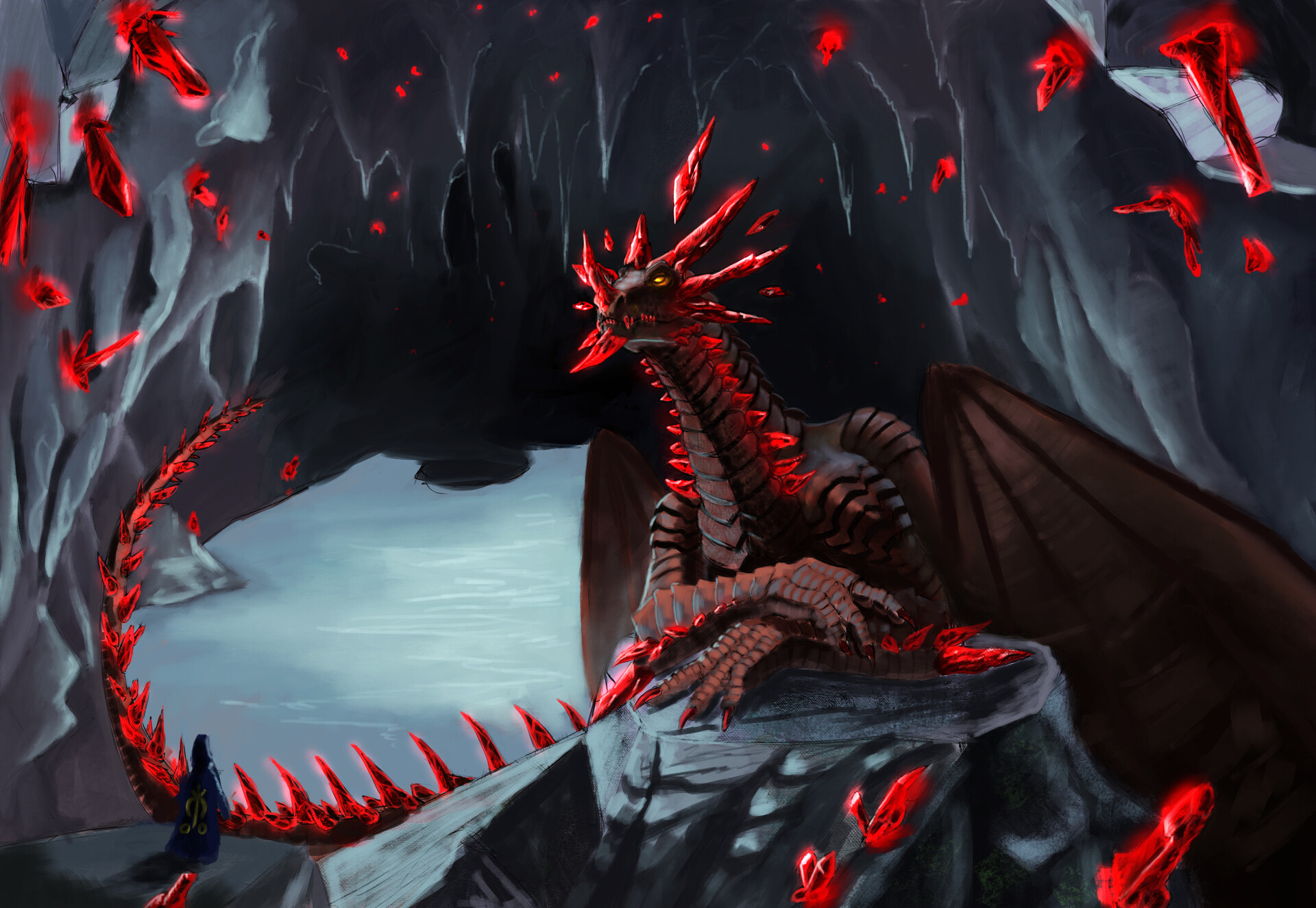 ArtStation - Ruby dragon