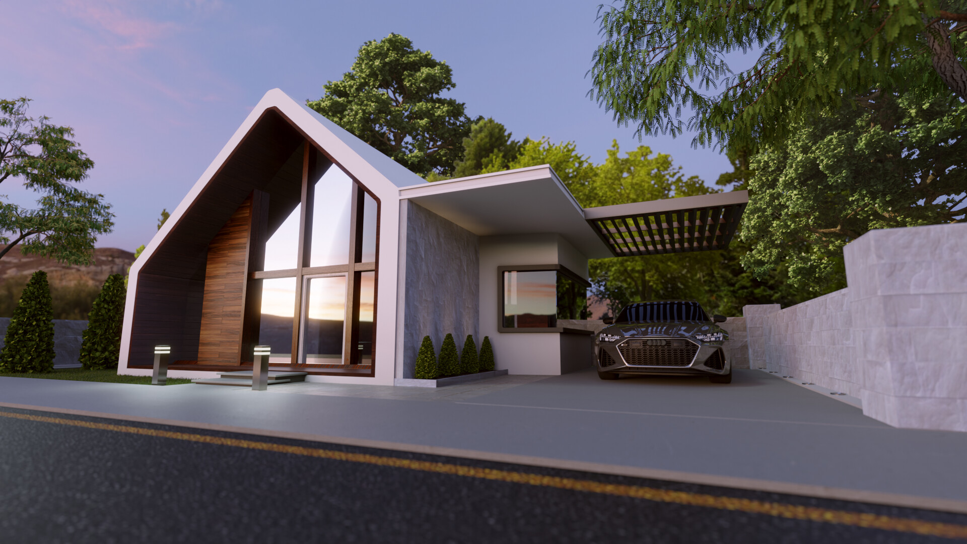 ArtStation - ArchViz Modern House