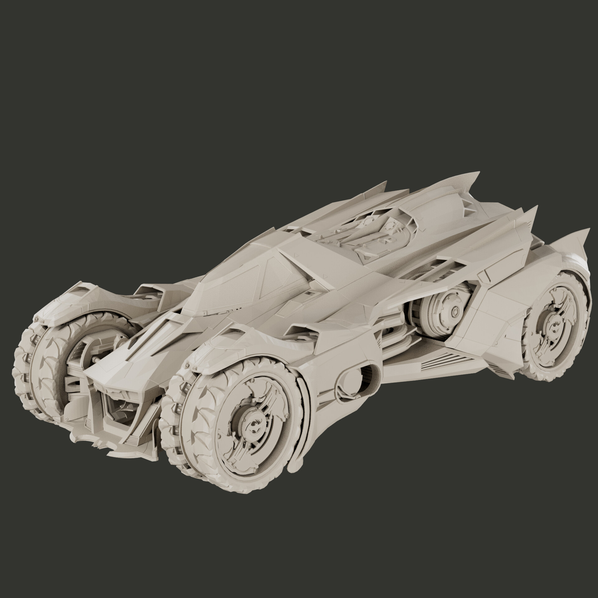 ArtStation - Batmobile 3D Print