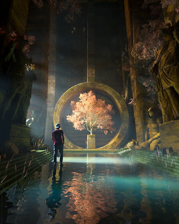ArtStation - Cave concept