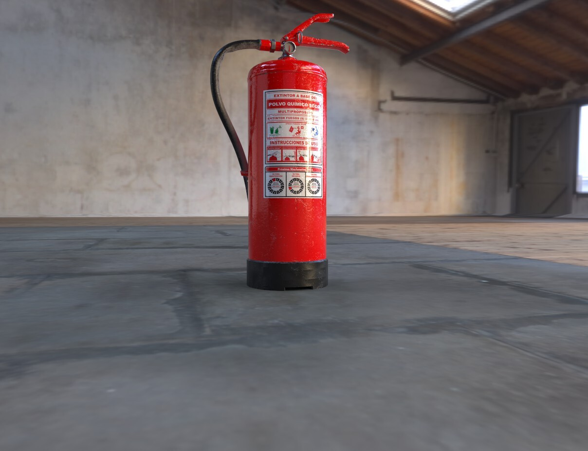 ArtStation - My fire extinguisher