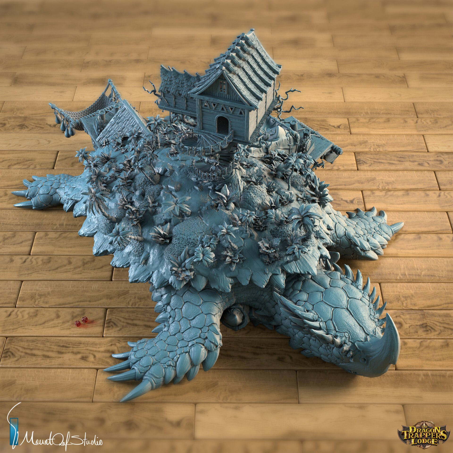 ArtStation - Giant Zaratan (The Floating Isle)