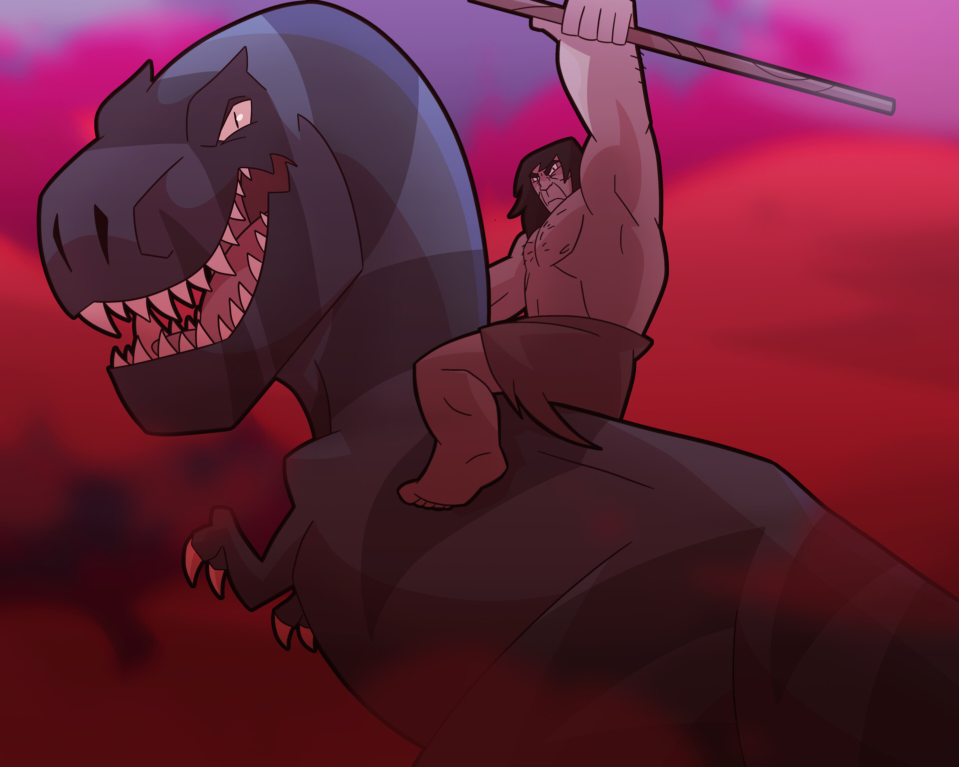 ArtStation - Primal...The Red Mist