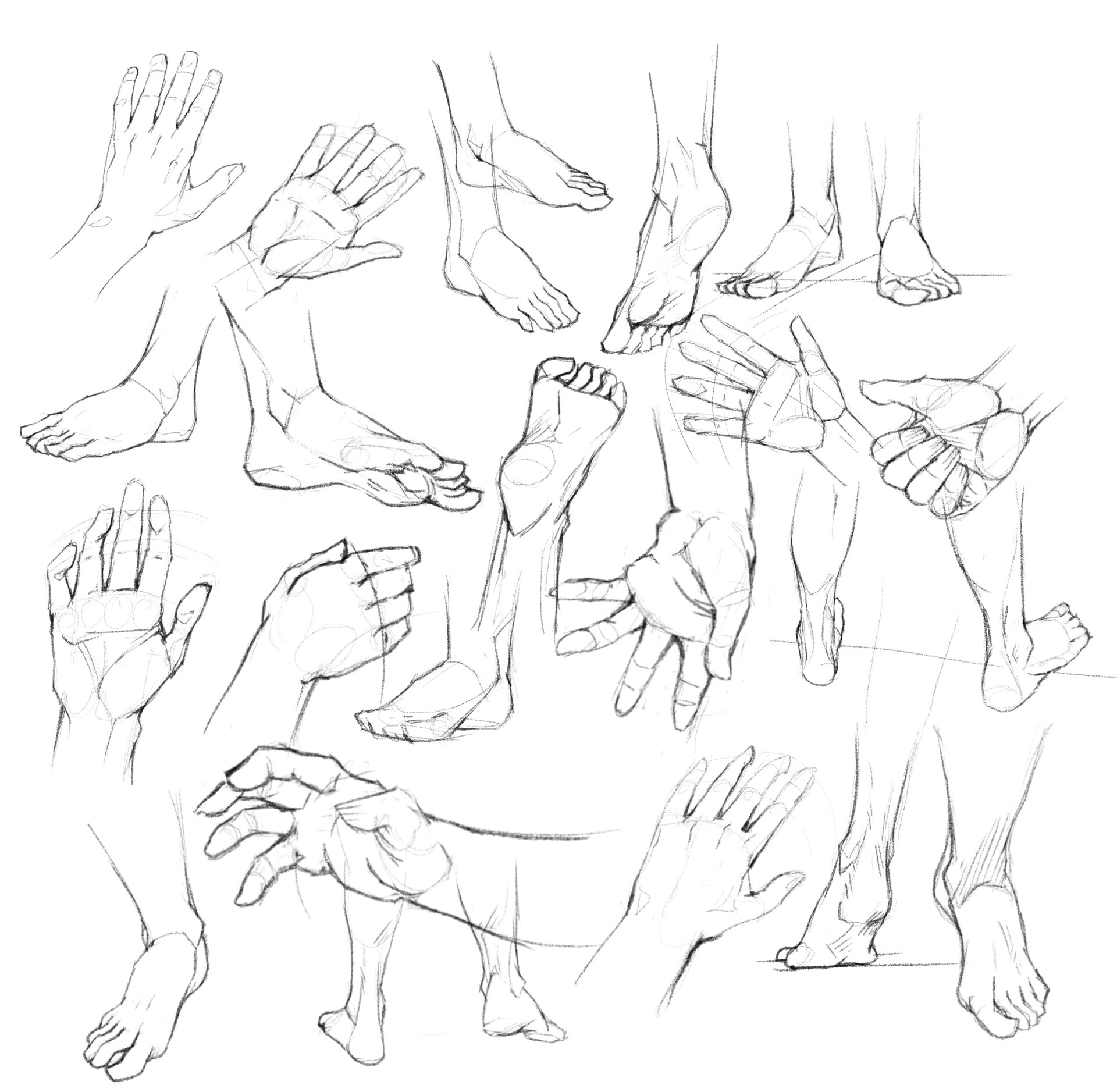 Hands And Feet Drawing Up at Troy Musselman blog