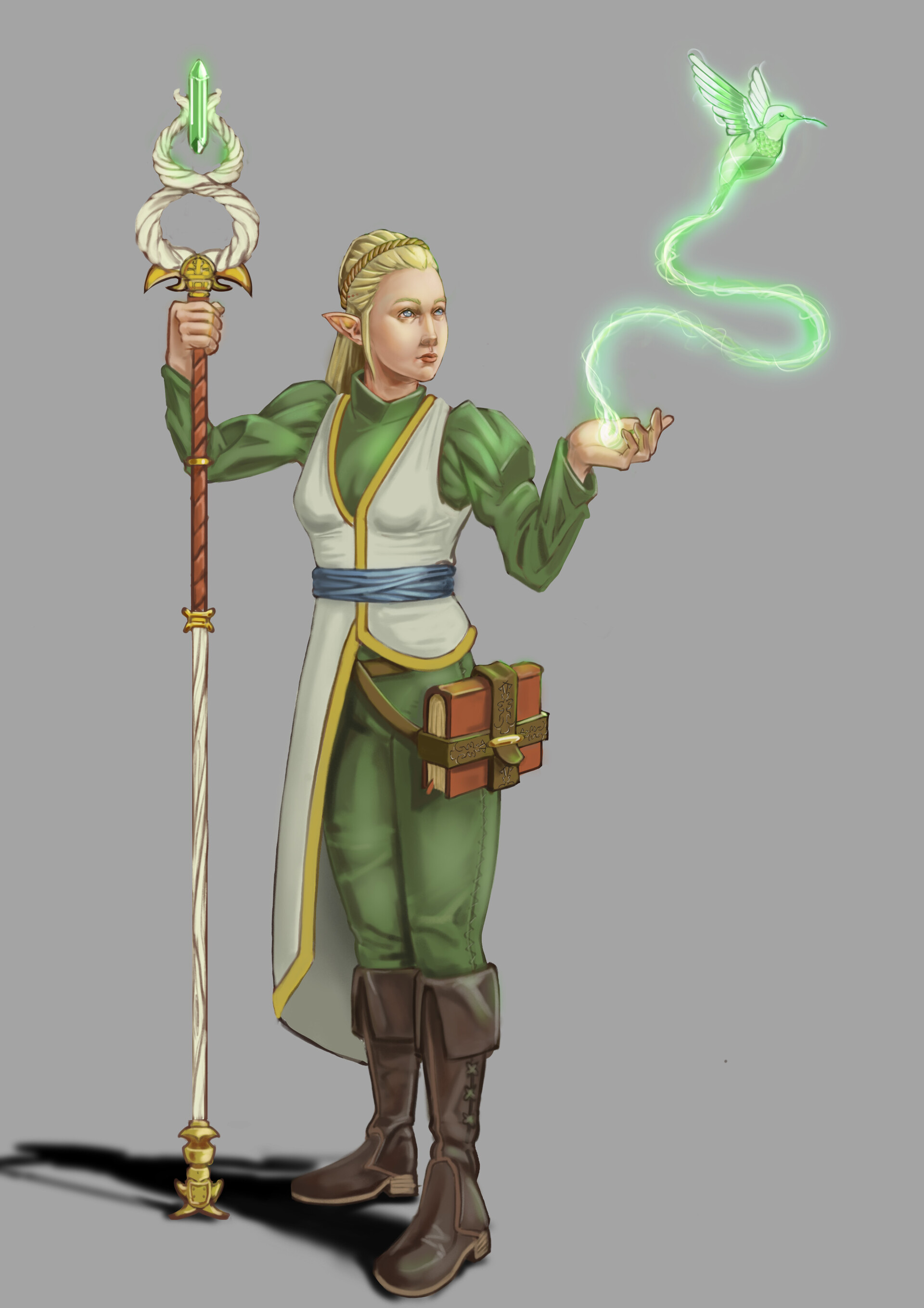 ArtStation - Elf Sorceress