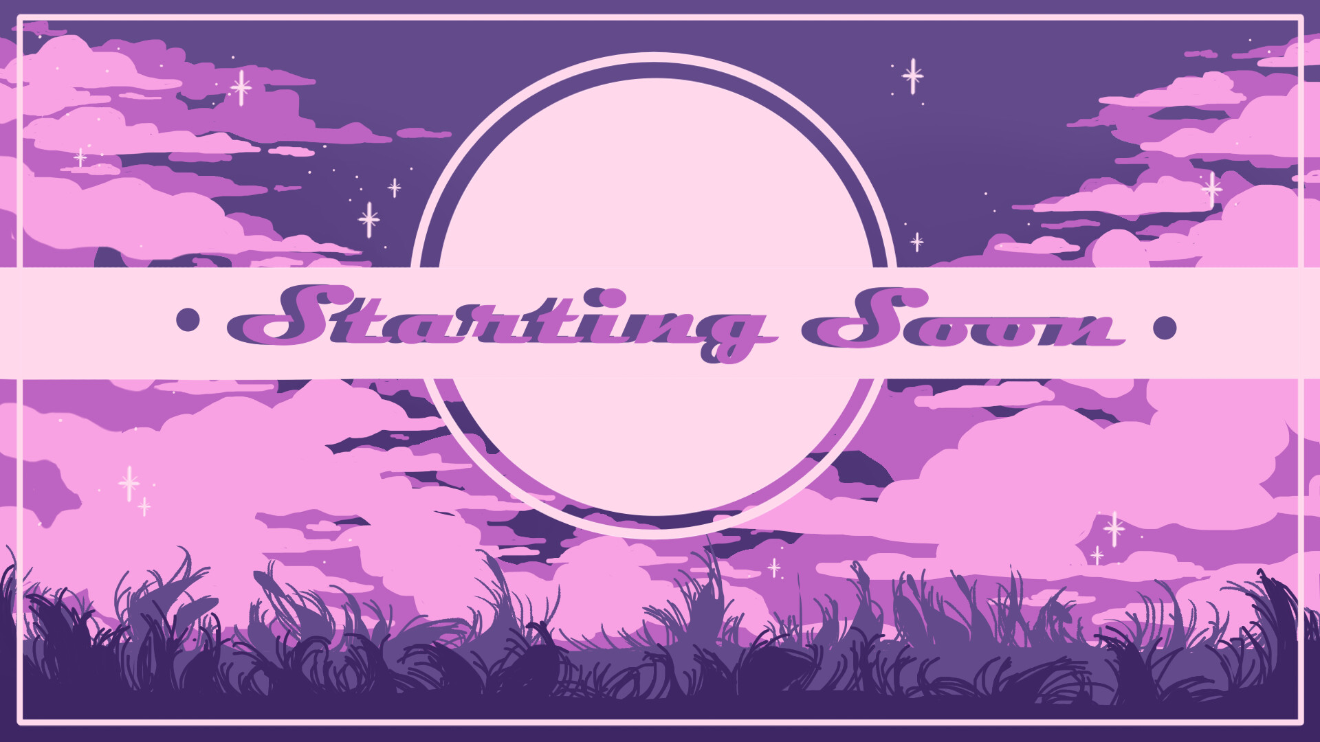 ArtStation - Twitch game banner purple