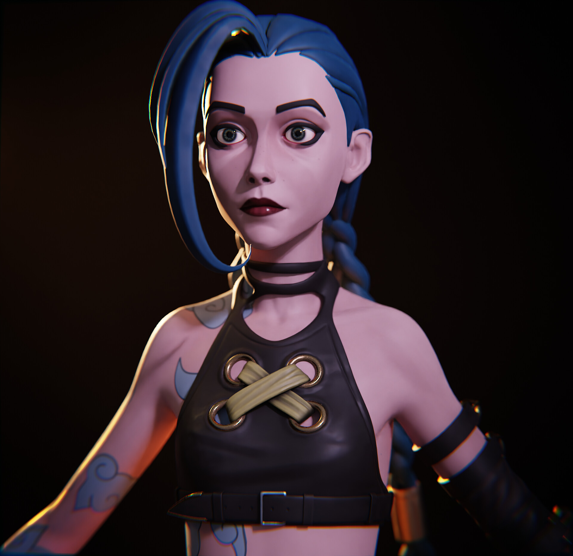 ArtStation - Arcane Jinx Fan art with full animation