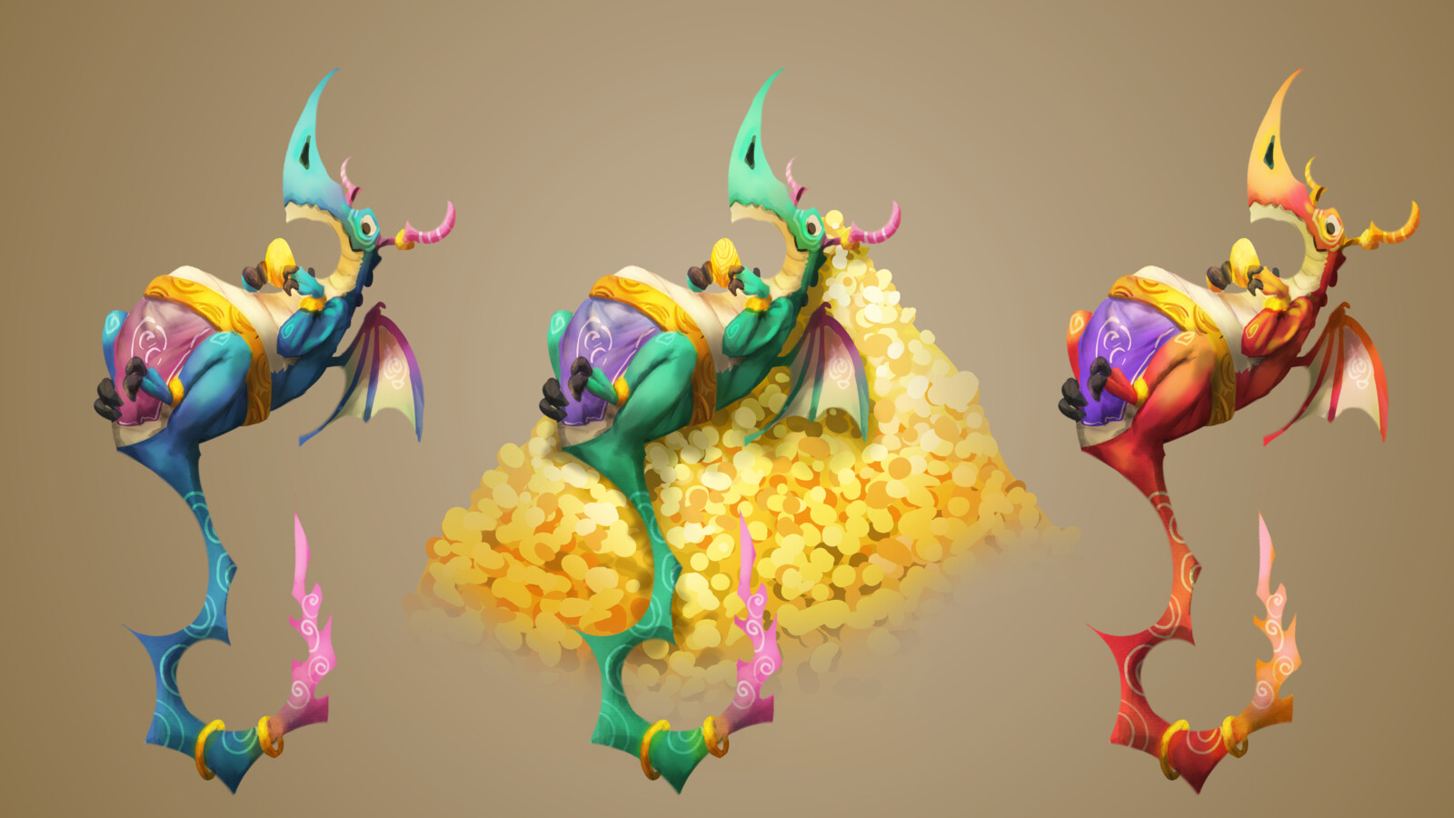 Aditya Rane - Dragon #8 - Goldie