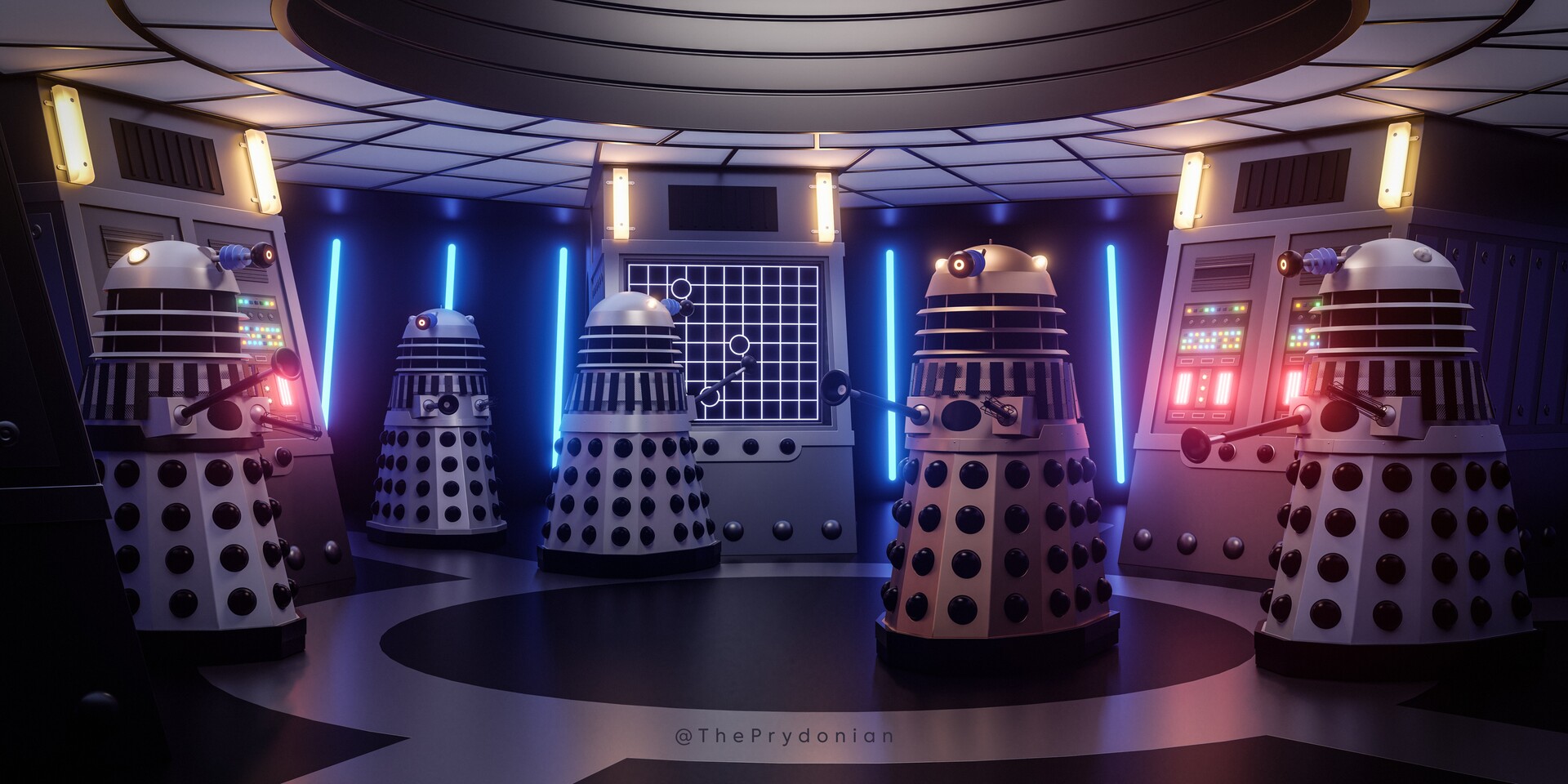 ArtStation - Dalek Command Centre - Destiny of the Daleks