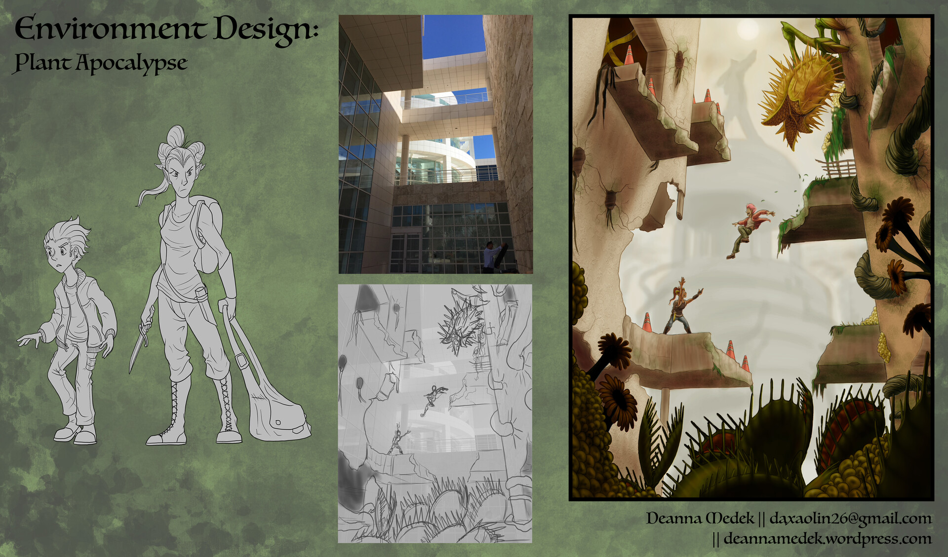 ArtStation - Environment Design: Plant Apocalypse