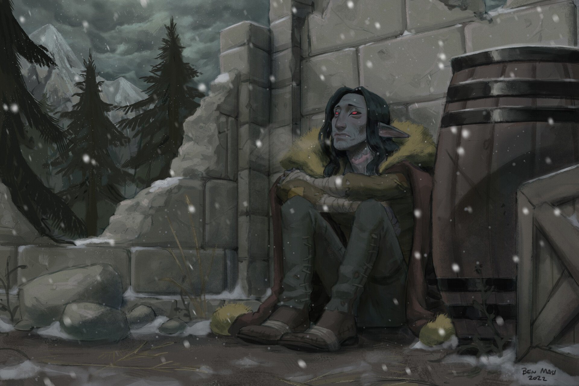 Dark Elf by Ben Masi : r/ImaginaryWeather