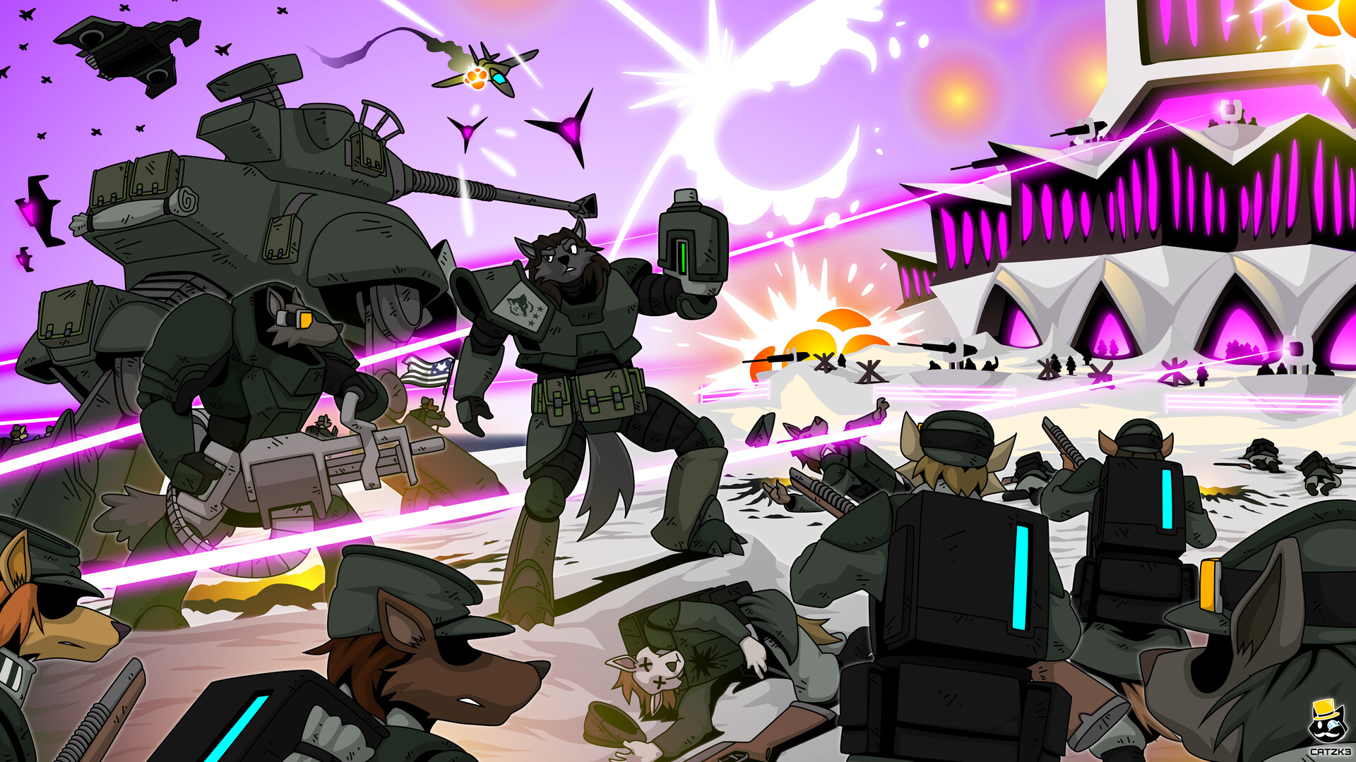 ArtStation - X-CORE SIEGE