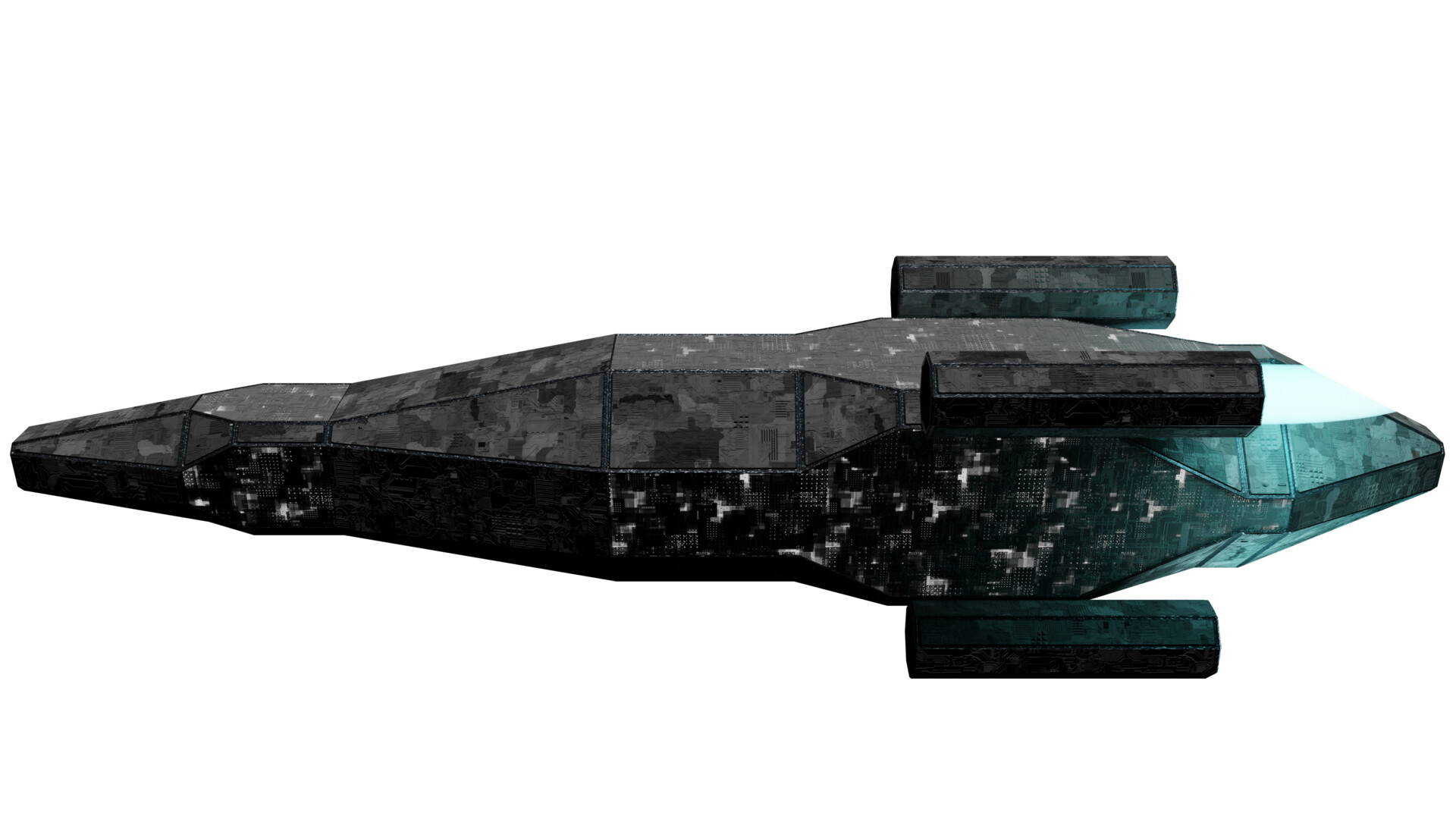 ArtStation - Generic Tower Spaceship 1