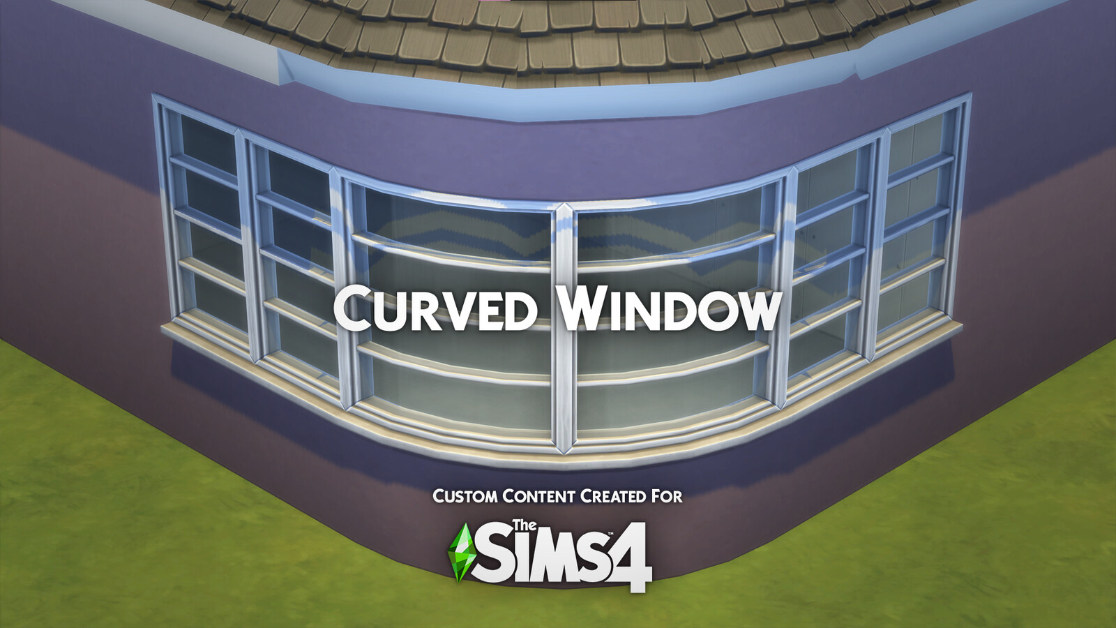 Alex - Curved Window - The Sims 4 Style