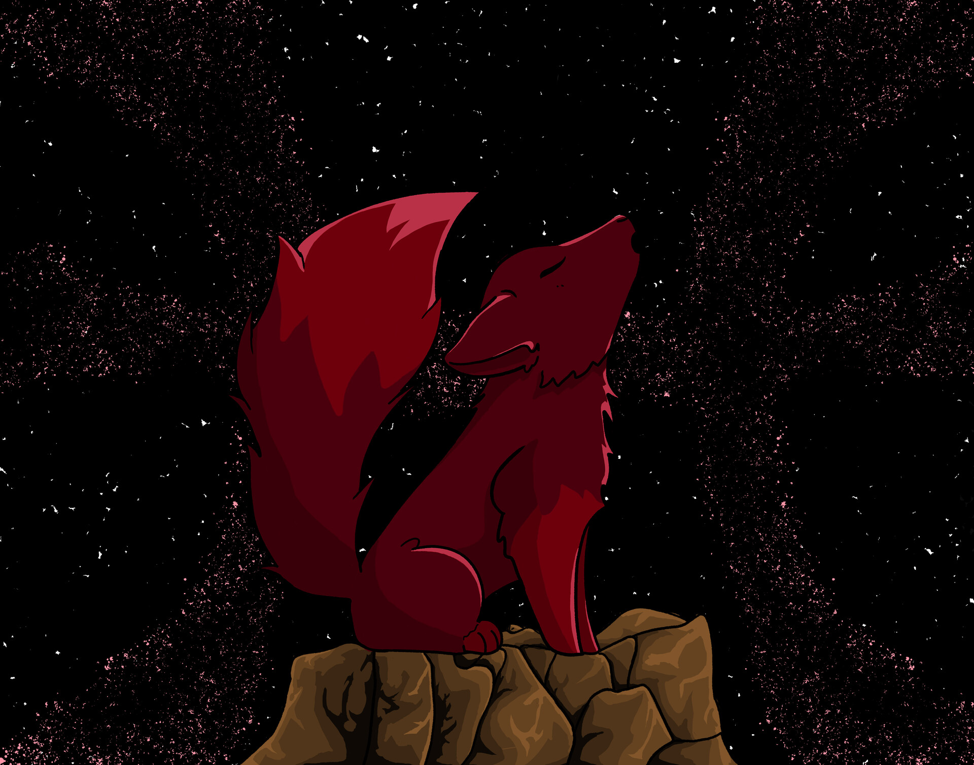 Anthony Balderas - Red Wolf Screensaver