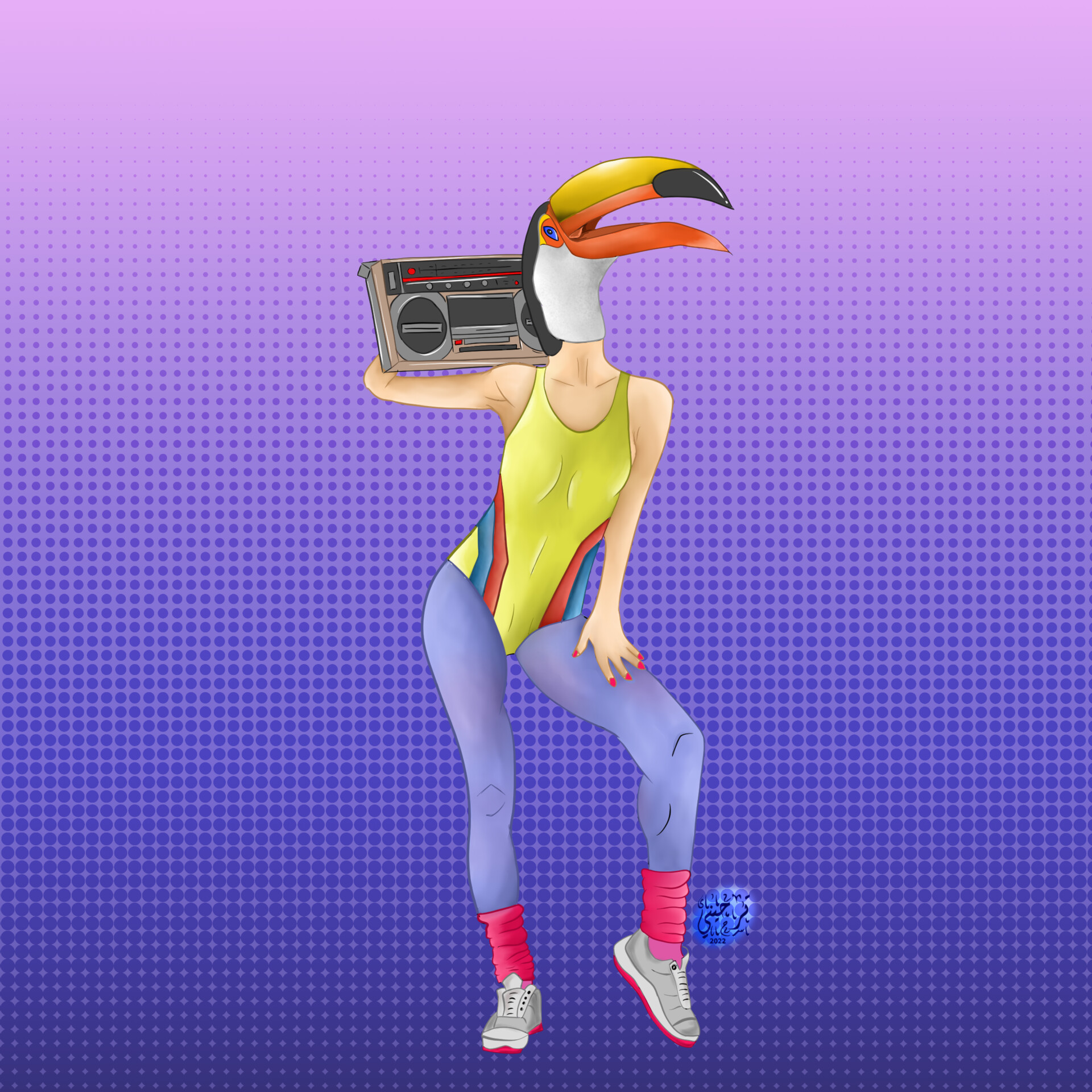 ArtStation - funky bird