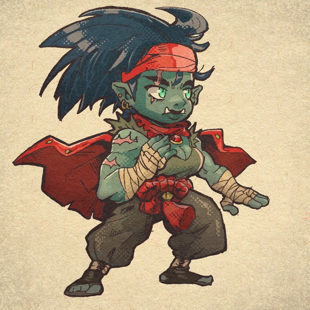 ArtStation - Nezira and Erena (DnD portraits)