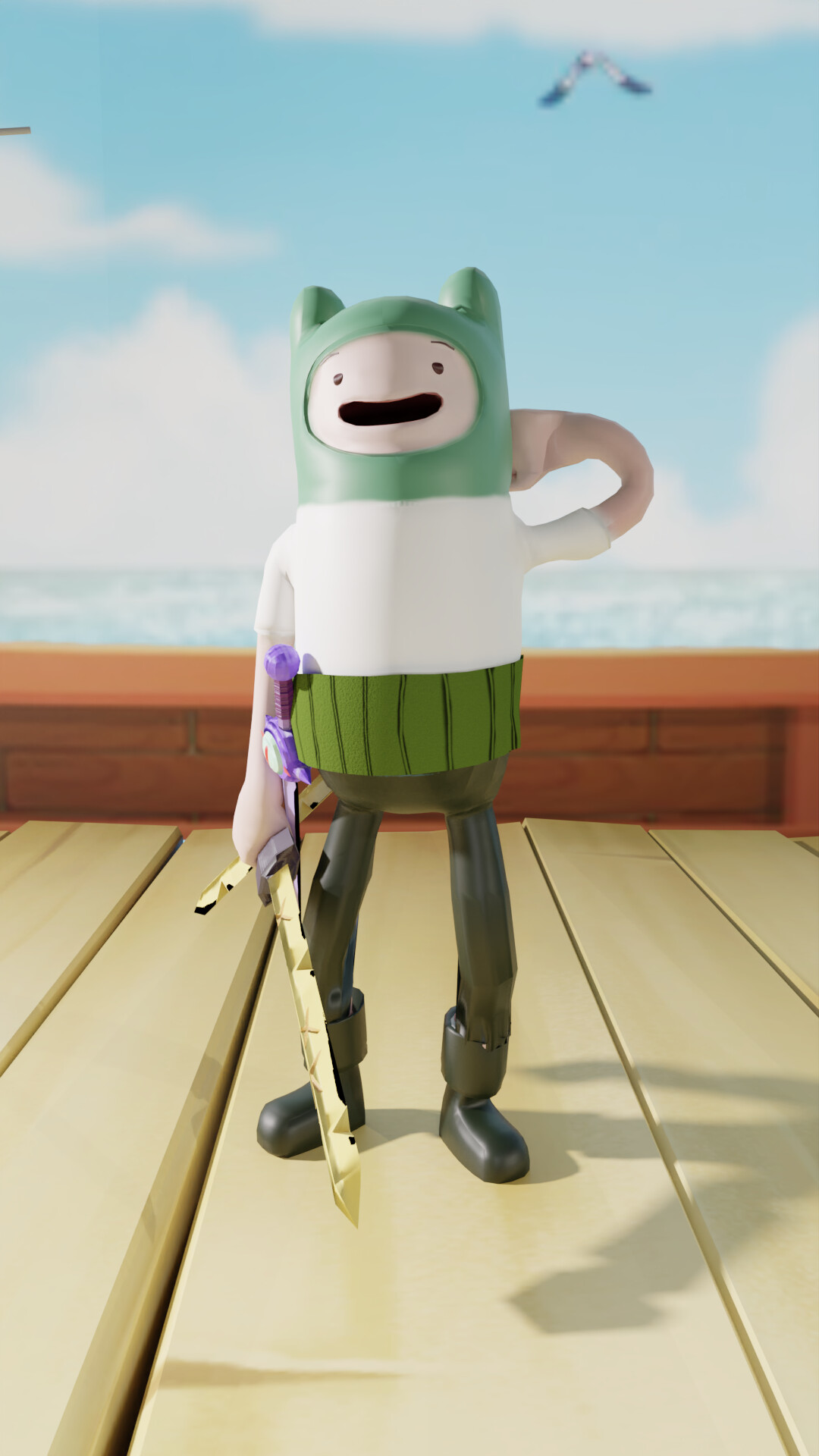 ArtStation - Finn as Roanoa Zorro