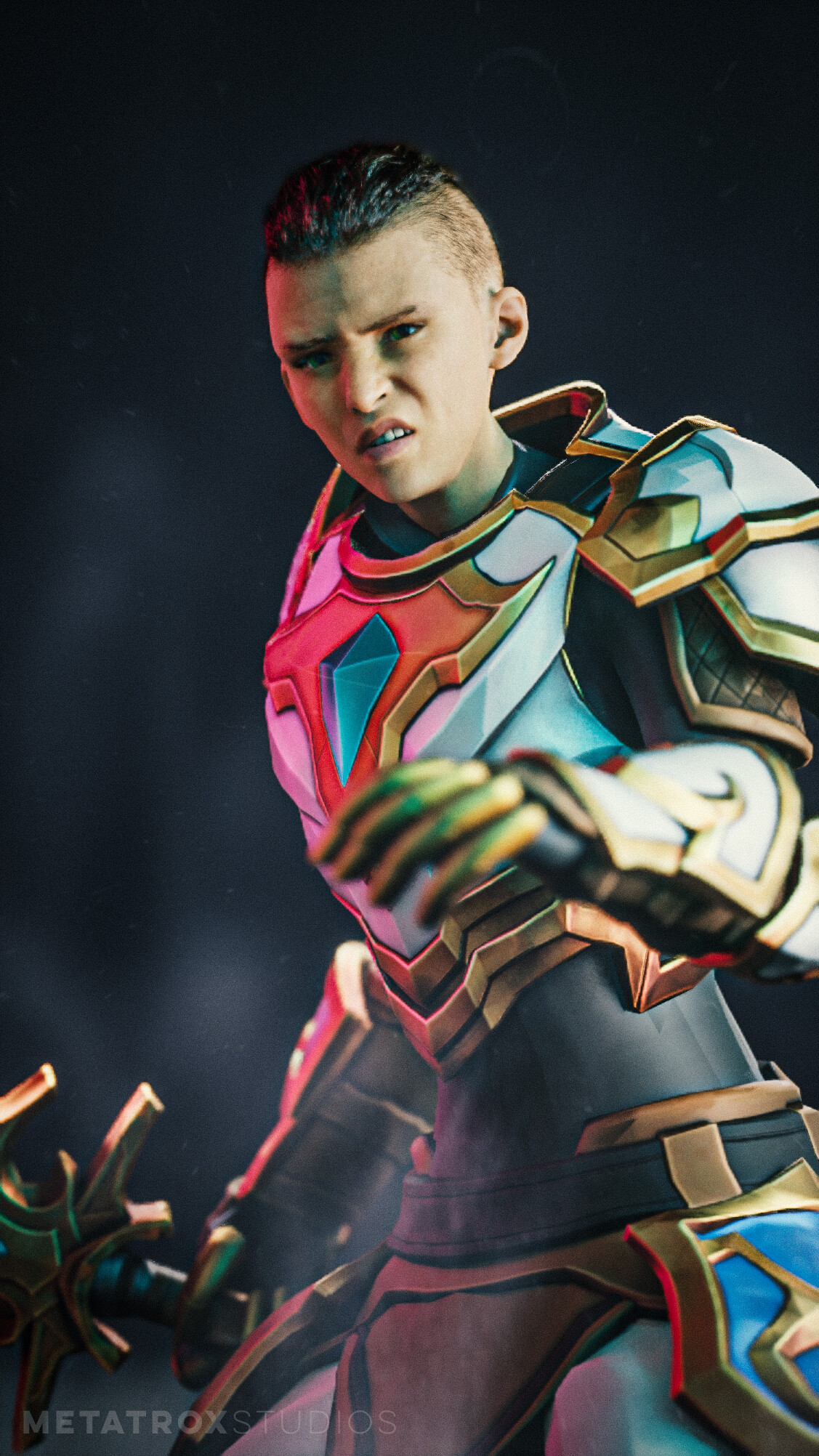 Steven Bongers - Style Knight - Semi-Stylized / Realistic Mesh to MetaHuman