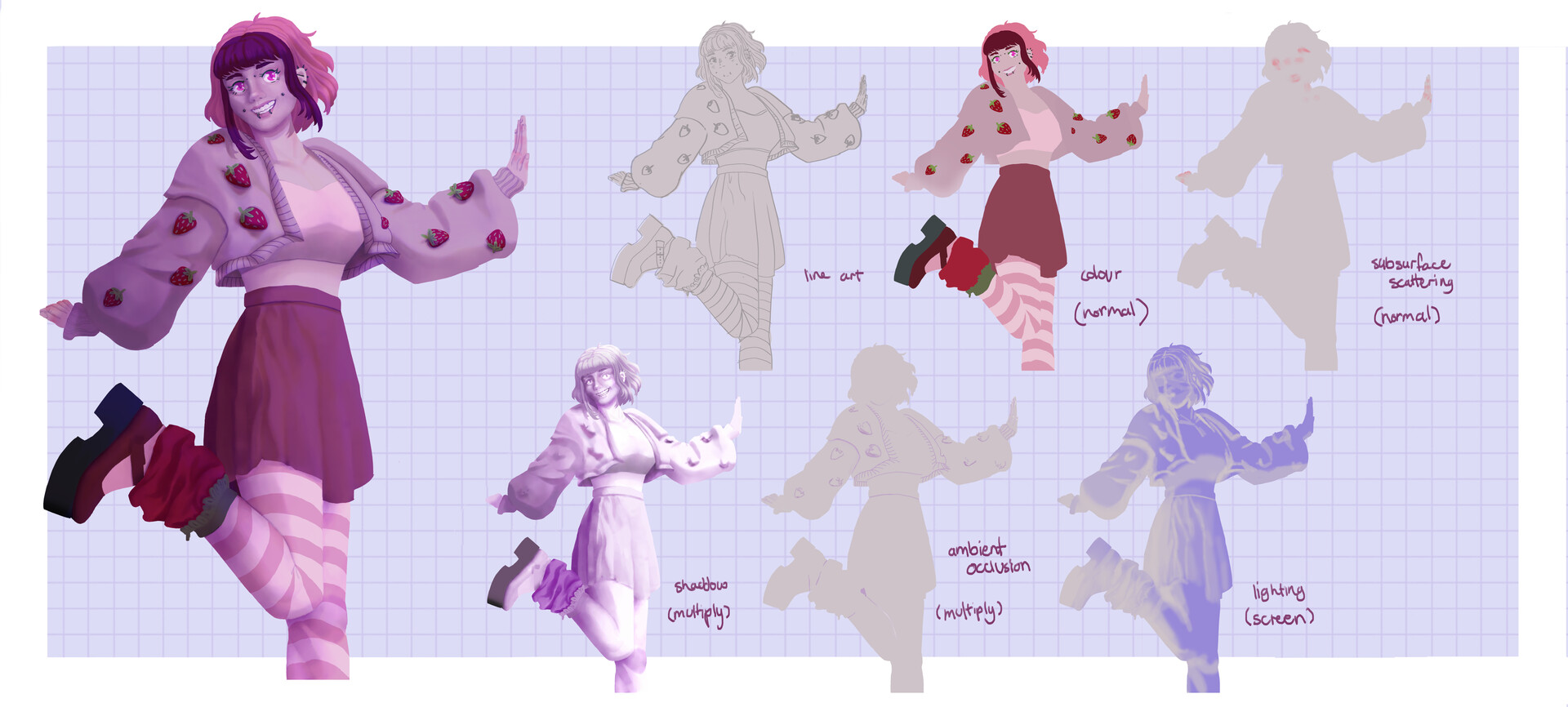 ArtStation - Practicing Variations - Character Design