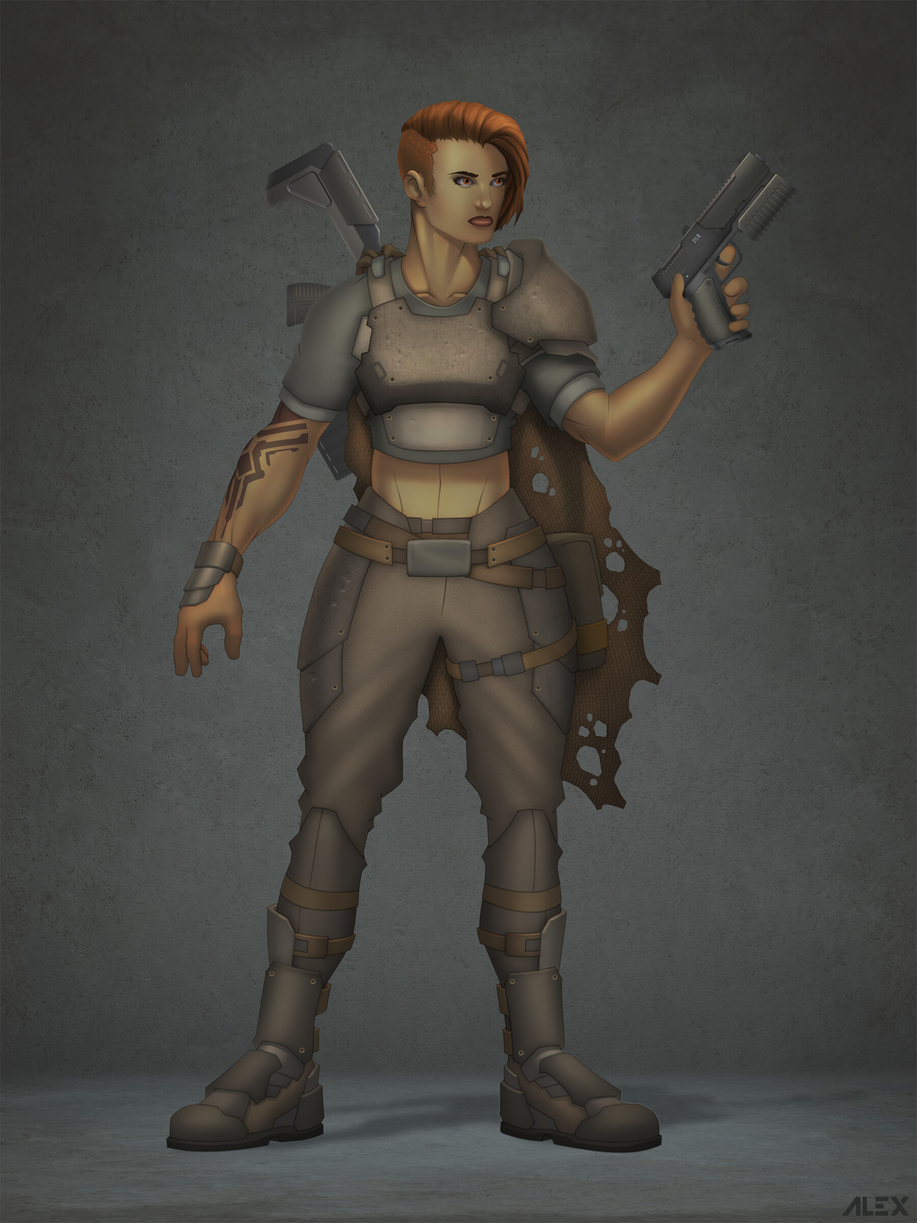 ArtStation - Female Bounty Hunter